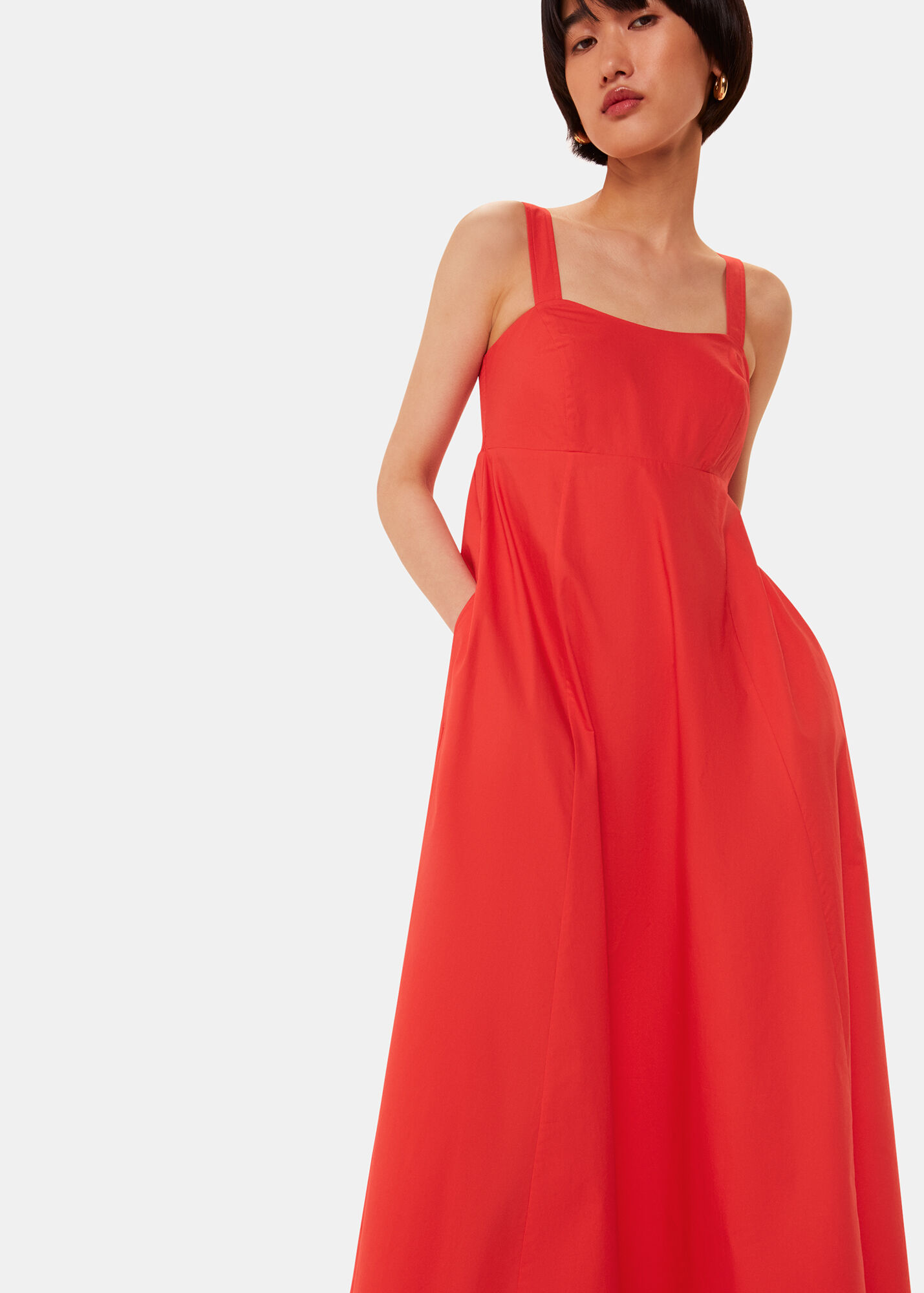 Red Anna Dress | WHISTLES | Whistles US