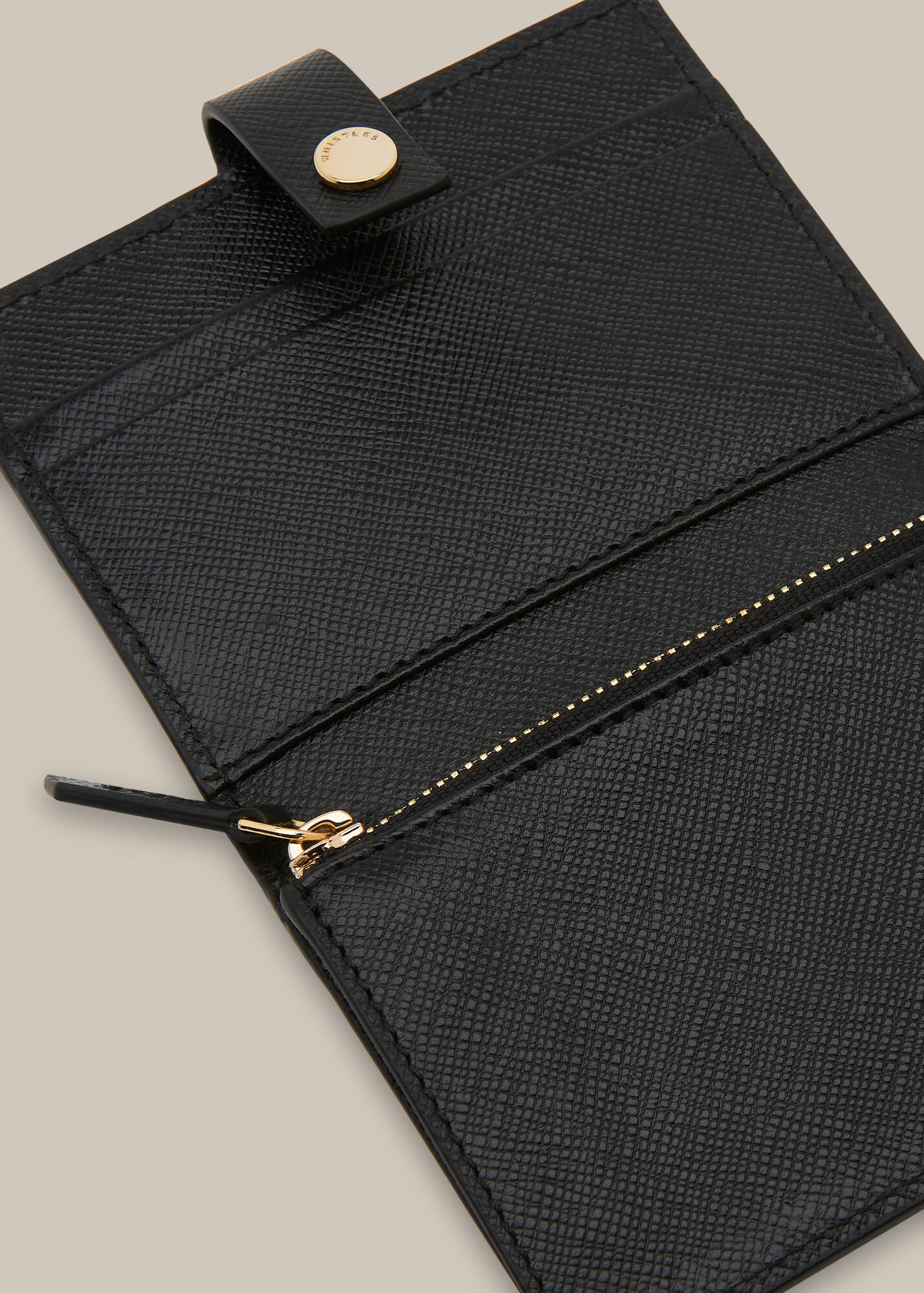 Leopard Print Porter Compact Purse | WHISTLES | Whistles UK