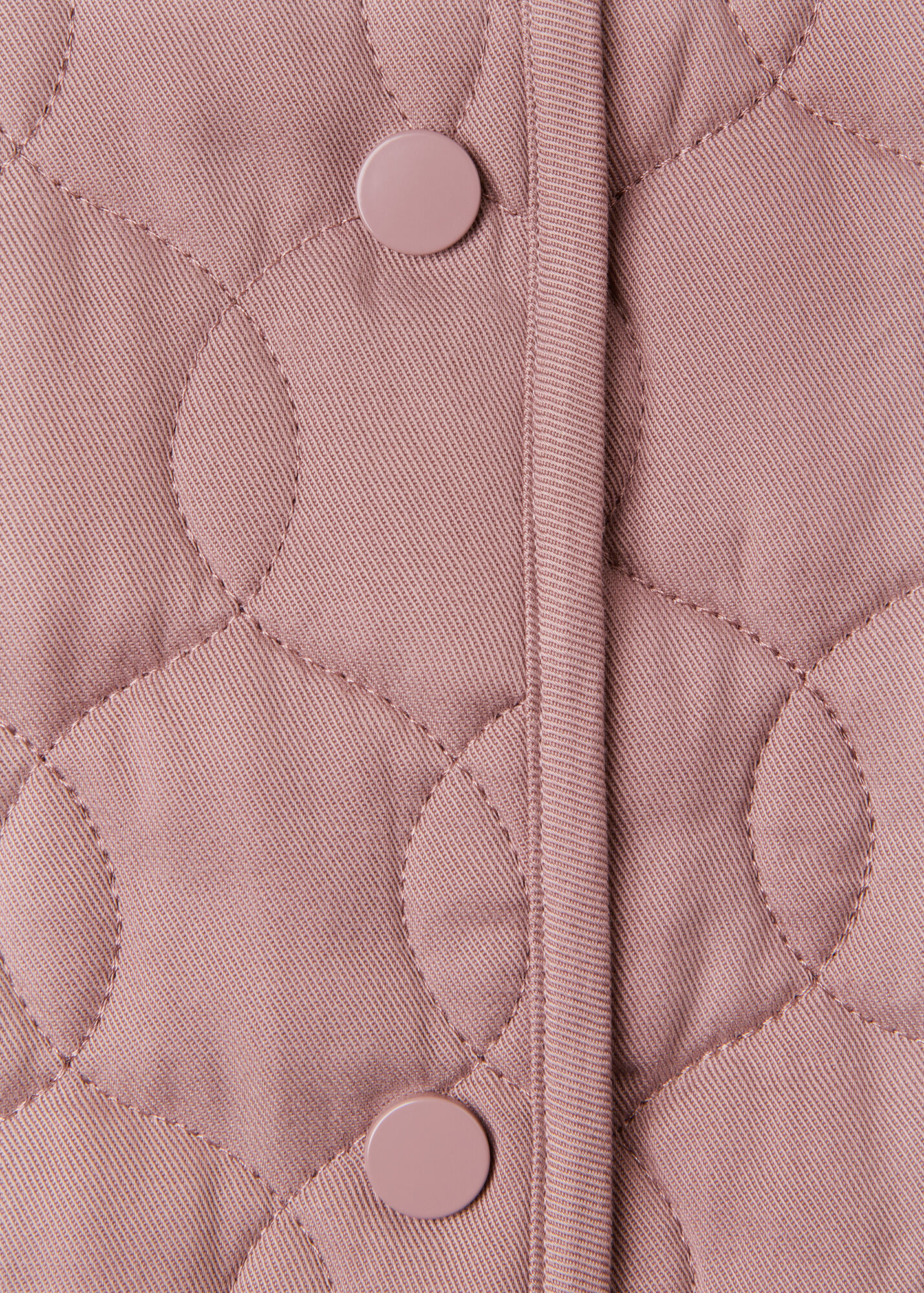 Dusty Pink Maya Cotton Quilted Jacket | WHISTLES | Whistles UK