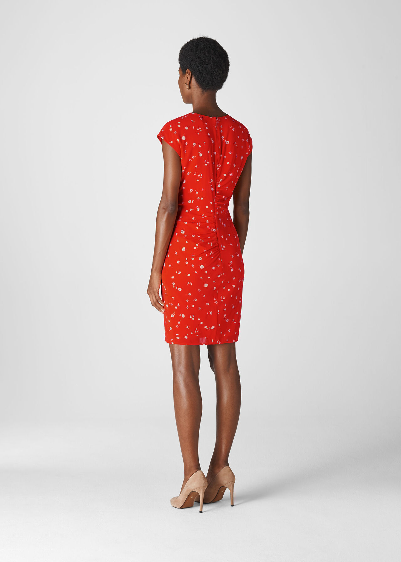 Red/Multi Daisy Chain Print Bodycon | WHISTLES