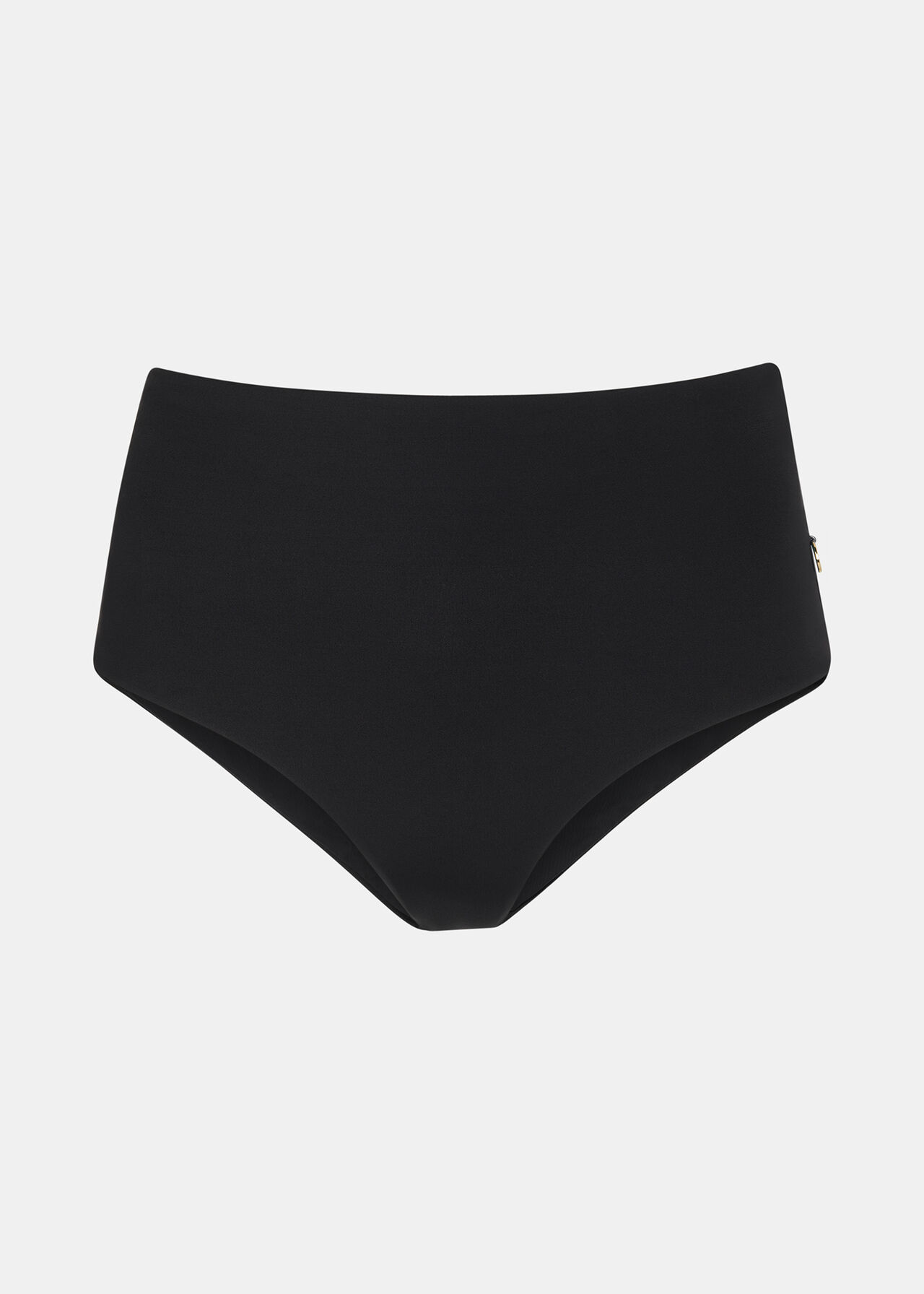 Black High Rise Bikini Bottom | WHISTLES