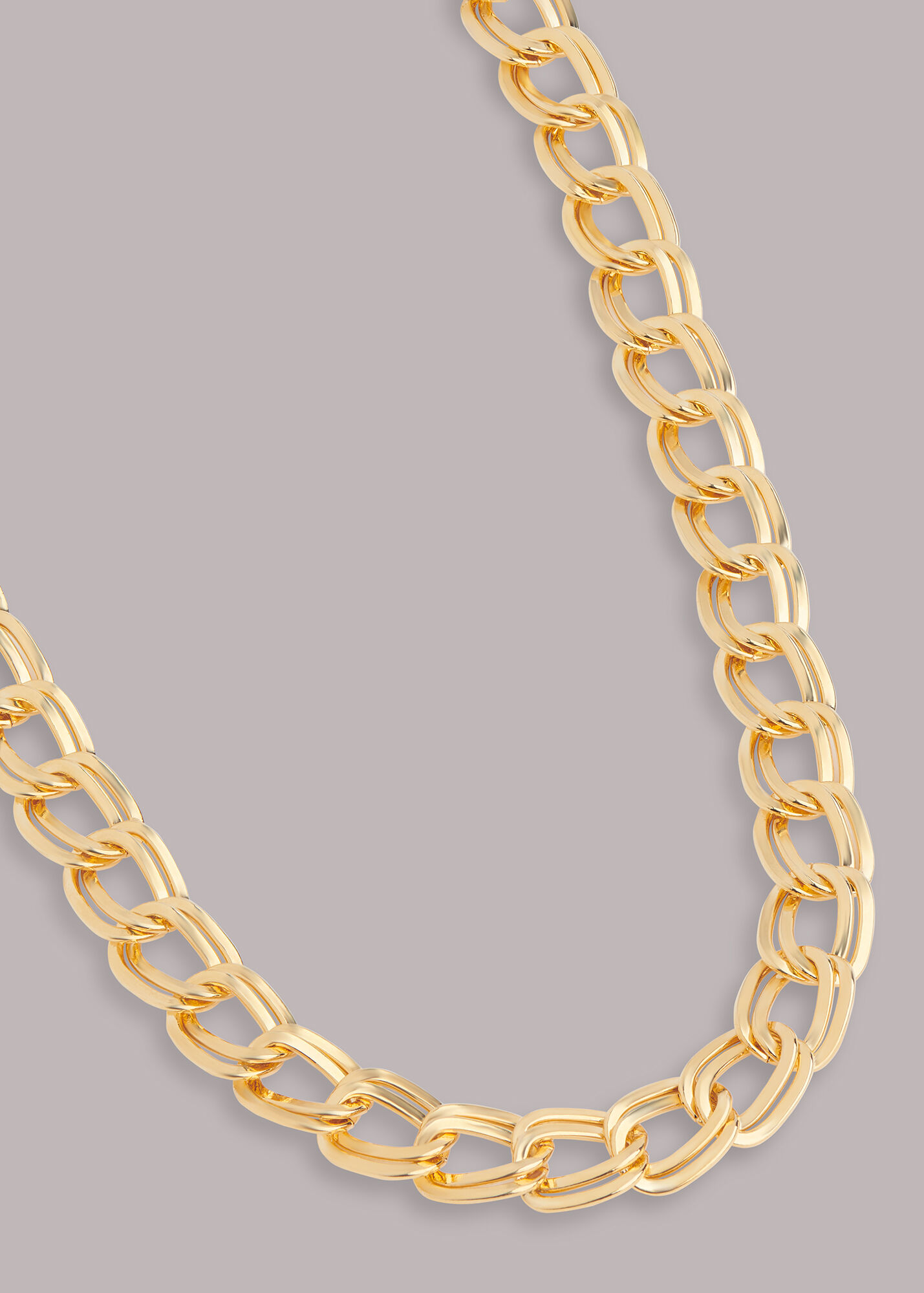 Gold/Multi Double Chain | WHISTLES | Whistles UK