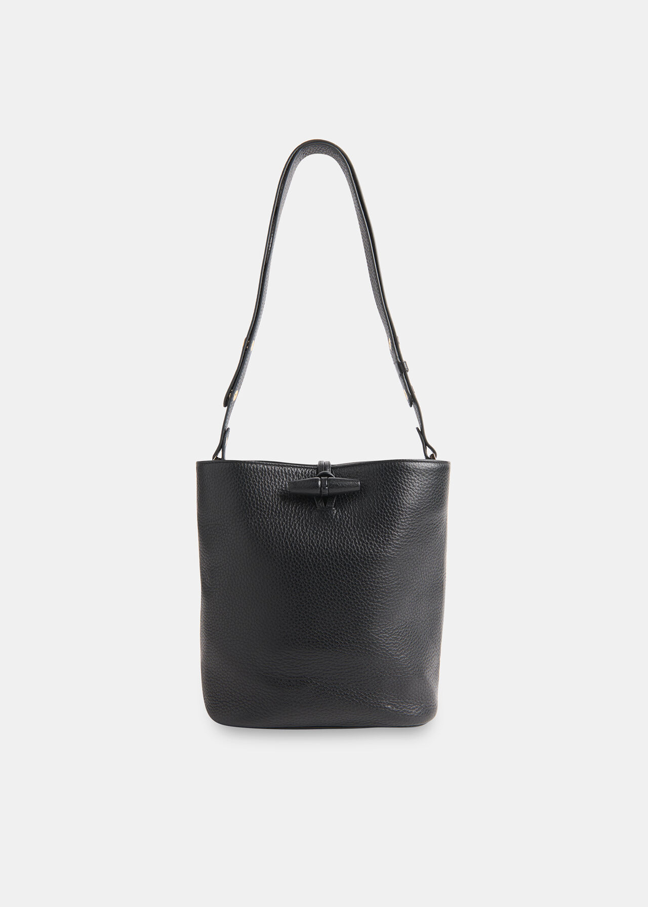 Black Cleo Toggle Bucket Bag | WHISTLES | Whistles UK