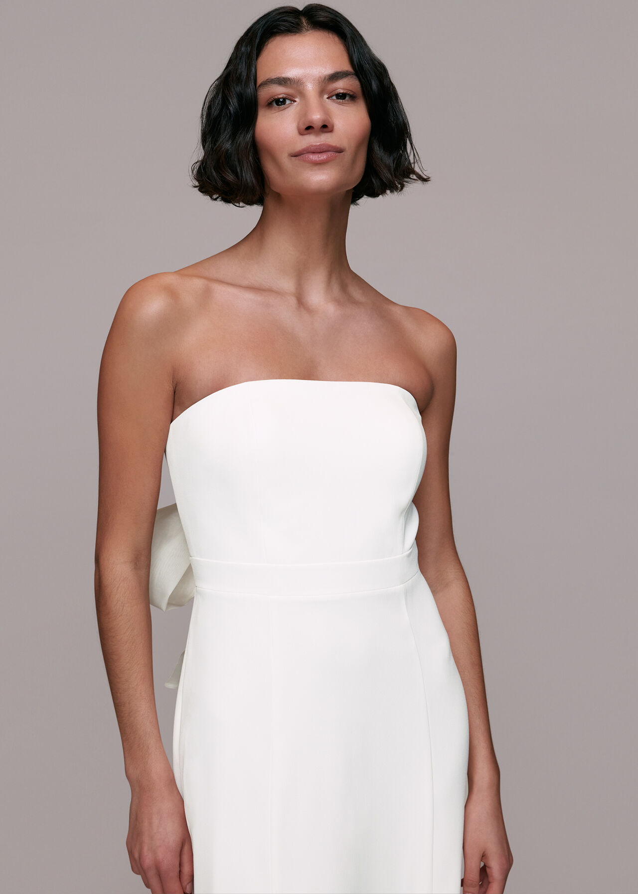 Ivory/Multi Ellis Strapless Wedding Dress | WHISTLES