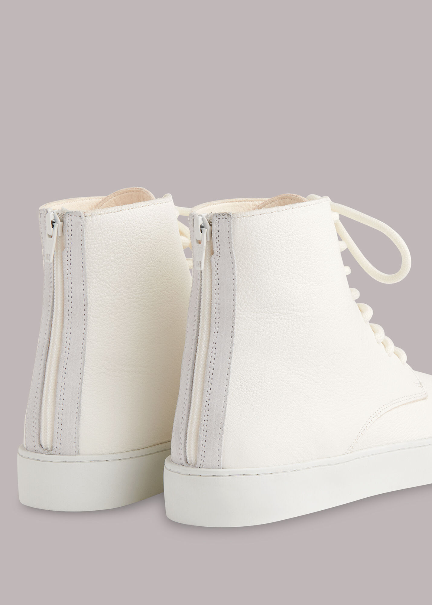 White Booker High Top Trainer | WHISTLES