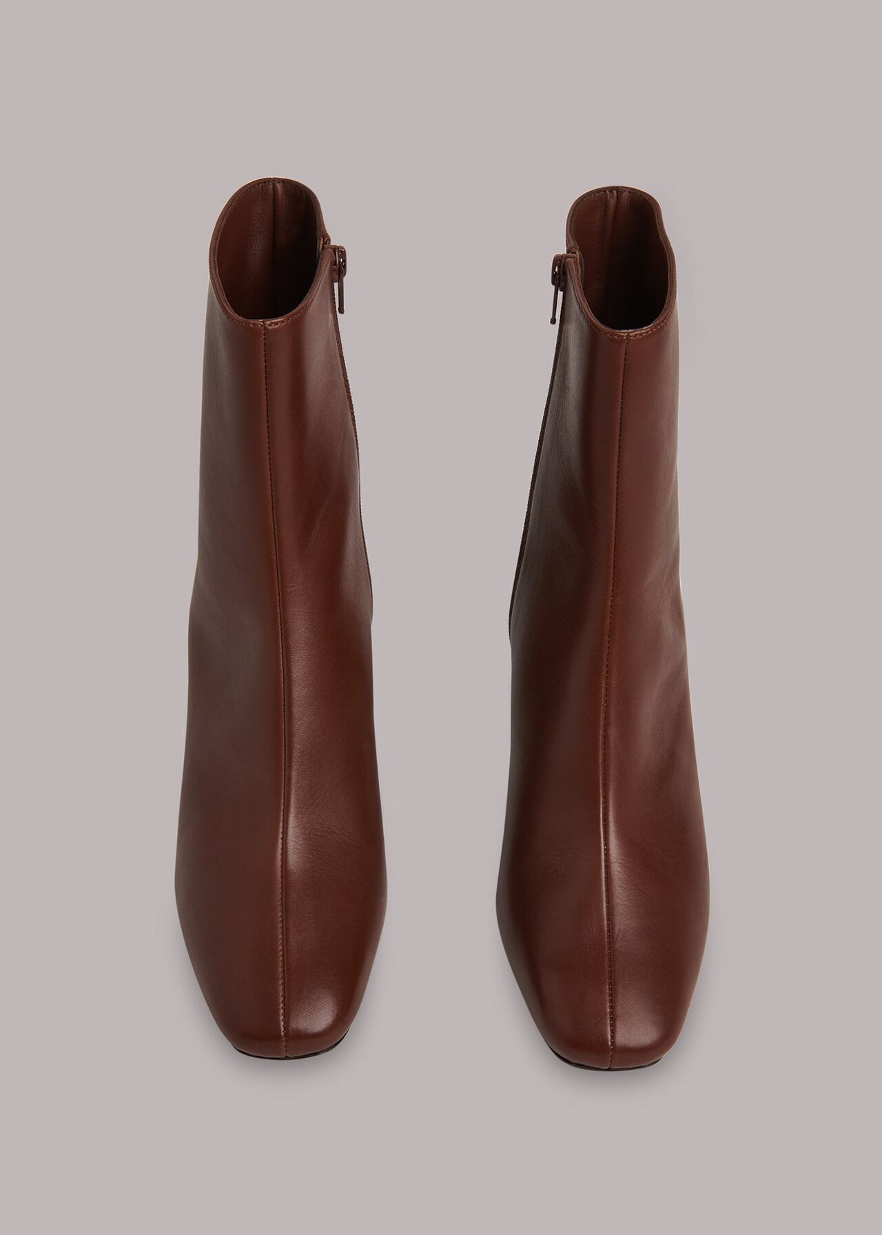 Brown Holan Heeled Boot | WHISTLES