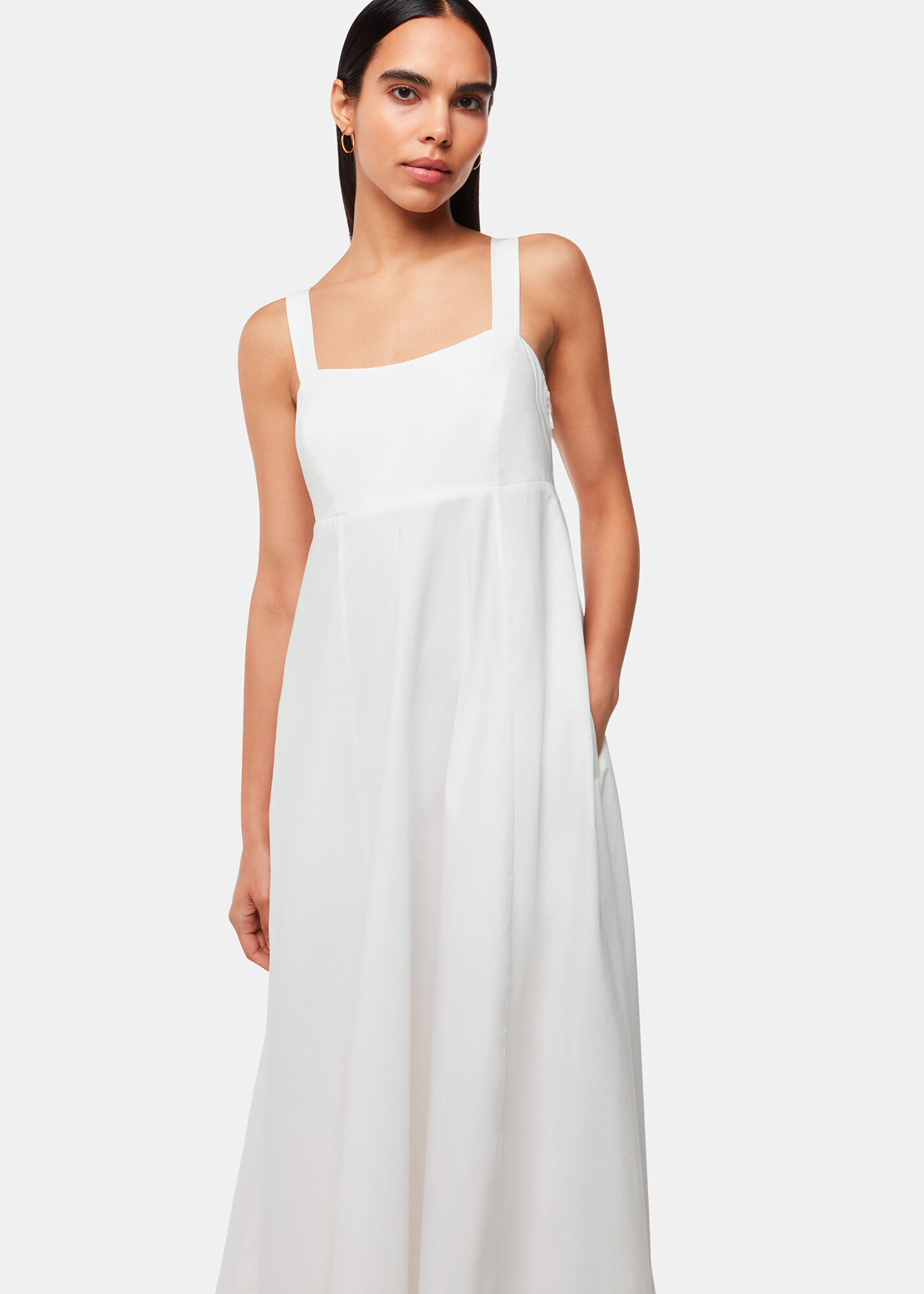 White Anna Dress | WHISTLES | Whistles UK