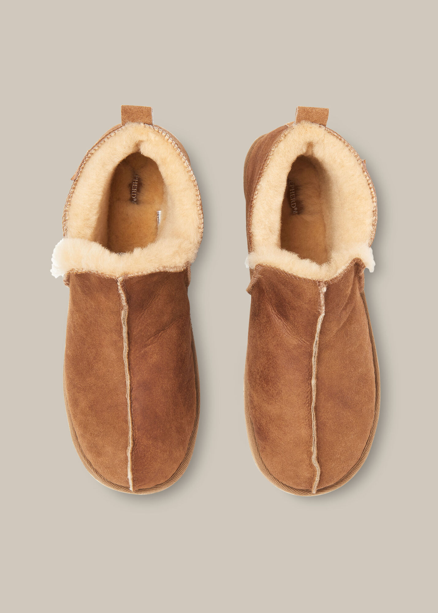 Tan Shepherd Of Sweden Slippers | WHISTLES | Whistles UK