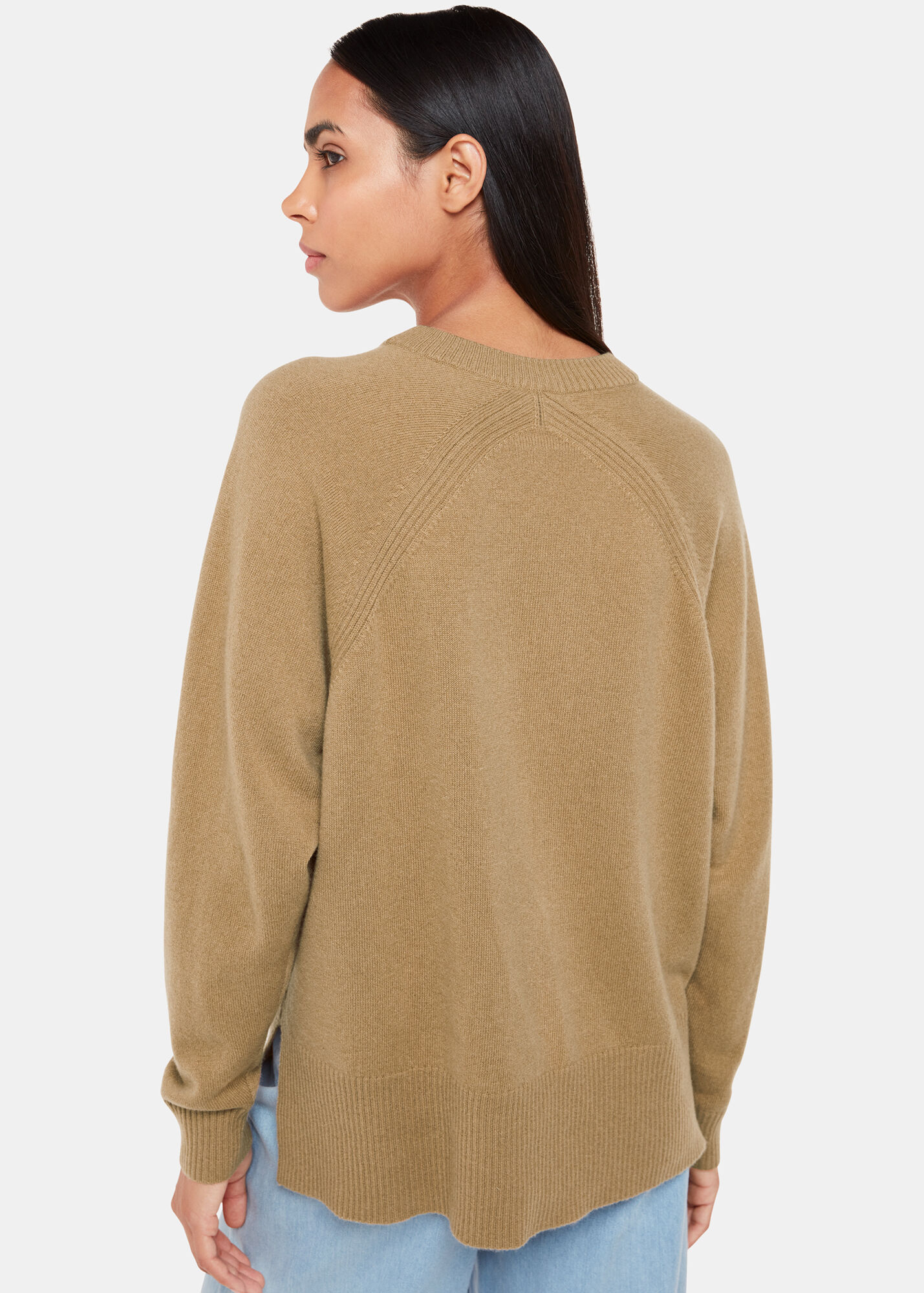 Camel Ultimate Cashmere Crew Neck | Whistles