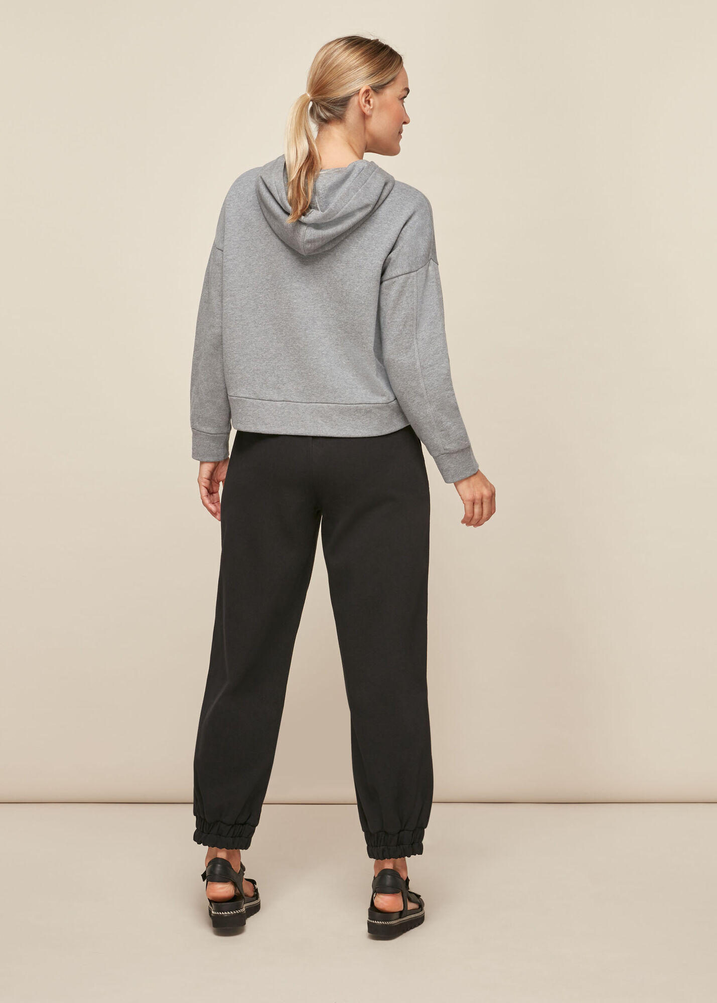 Grey Marl Ultimate Hoodie | WHISTLES | Whistles UK