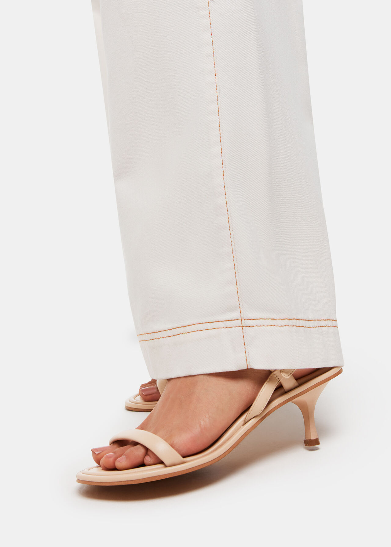 Neutral Enslee Heeled Sandal | WHISTLES | Whistles UK