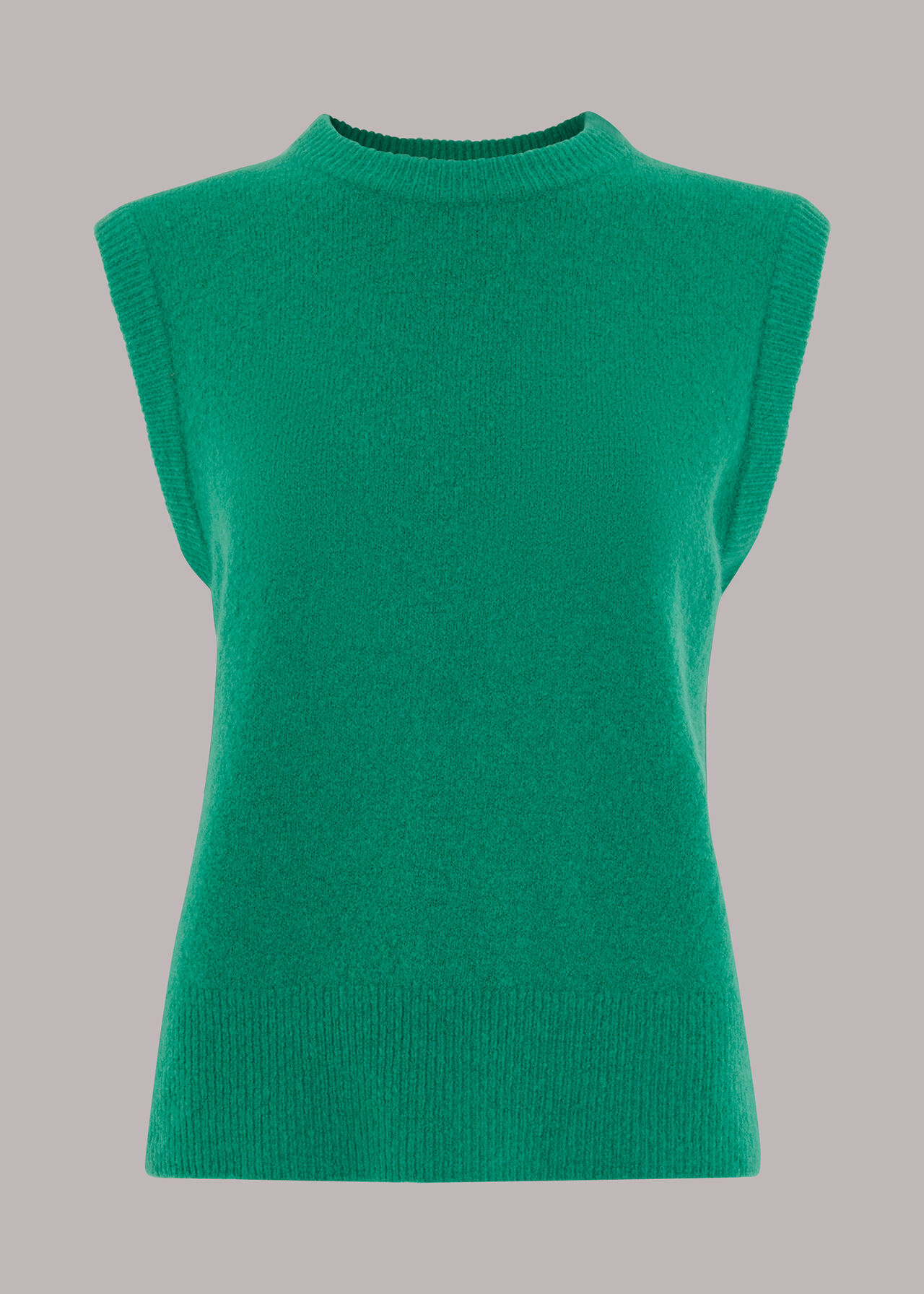 Green Kira Crew Neck Tank | WHISTLES