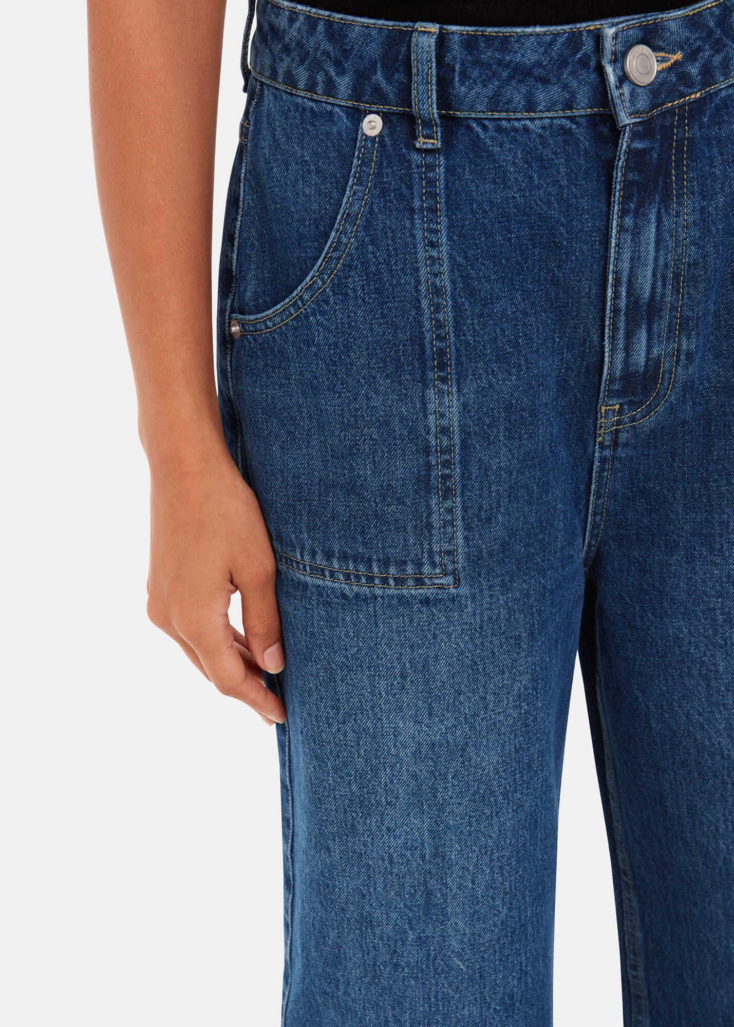 Denim Authentic Raya Straight Jean | WHISTLES
