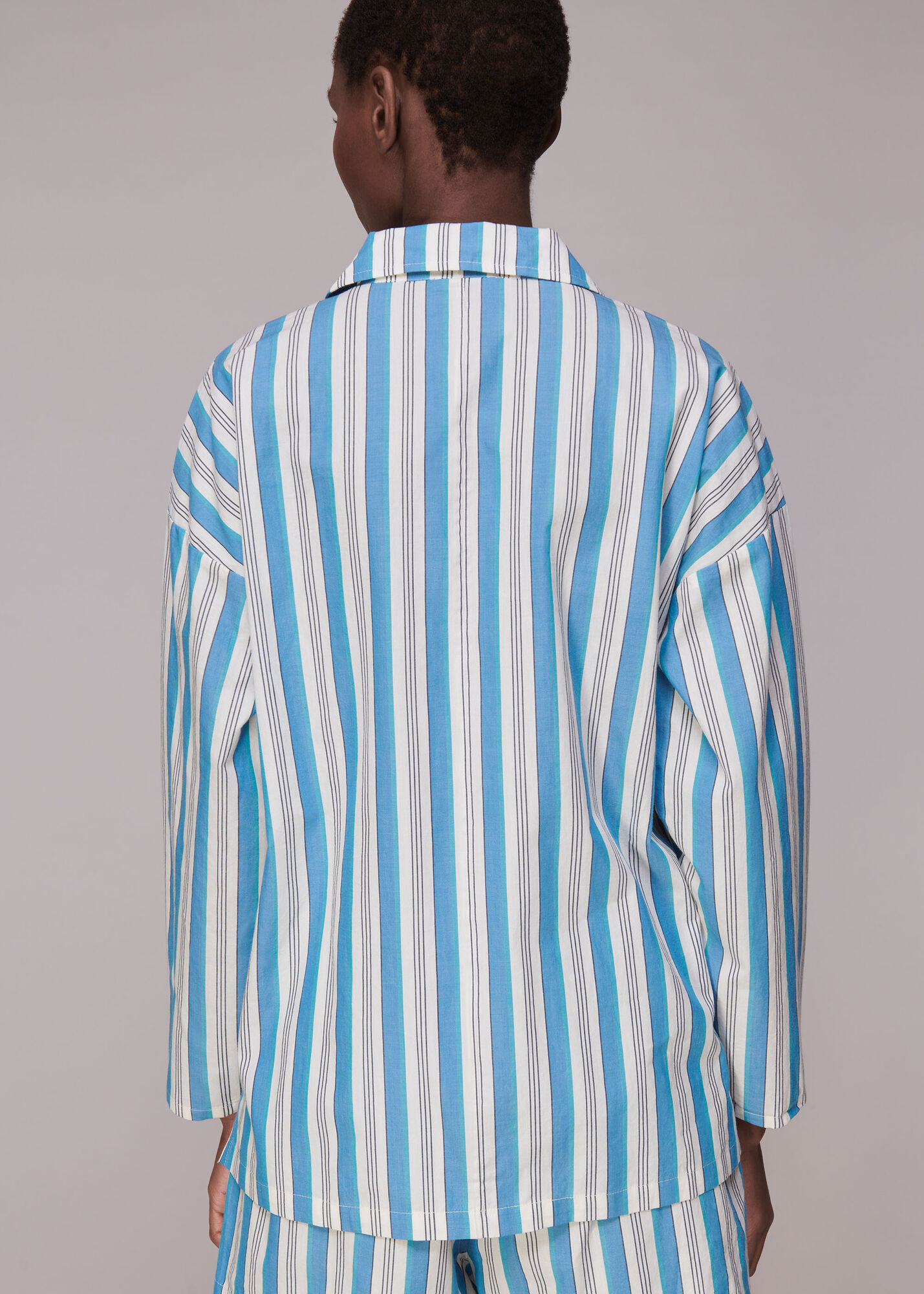 Multicolour Gracie Stripe Pyjamas | WHISTLES | Whistles UK