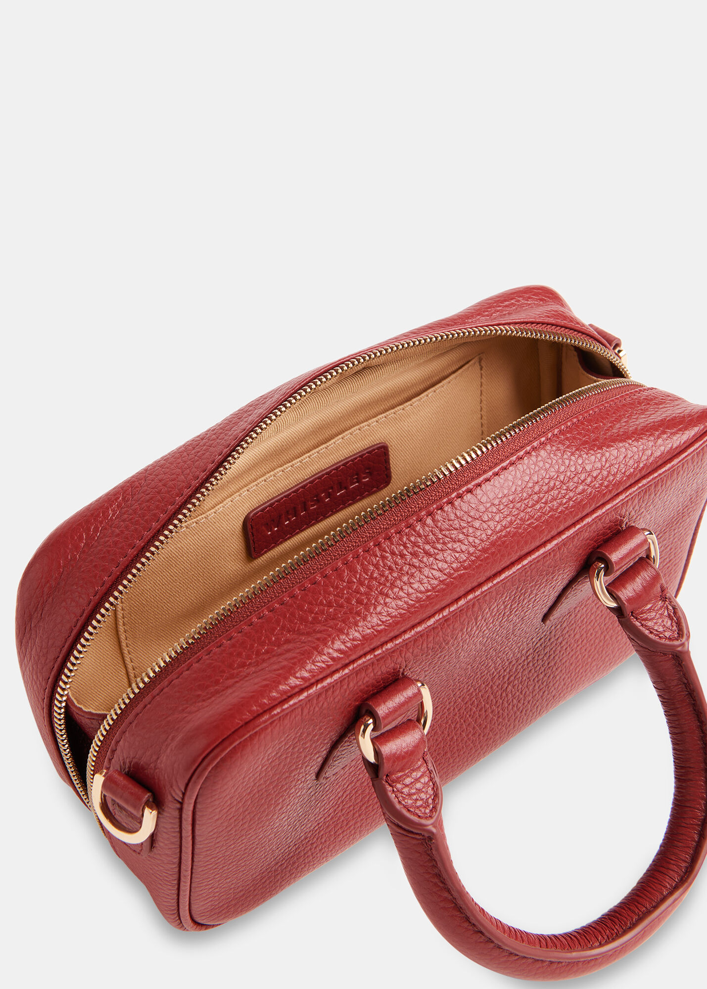 Red Lois Bowling Crossbody Bag | WHISTLES | Whistles UK