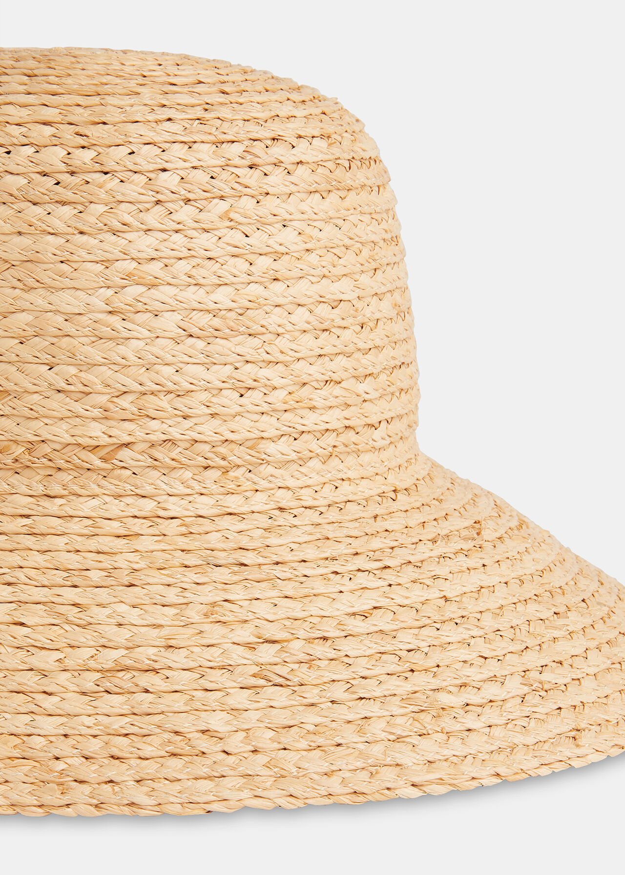 Neutral Wide Brim Straw Hat | WHISTLES | Whistles AU