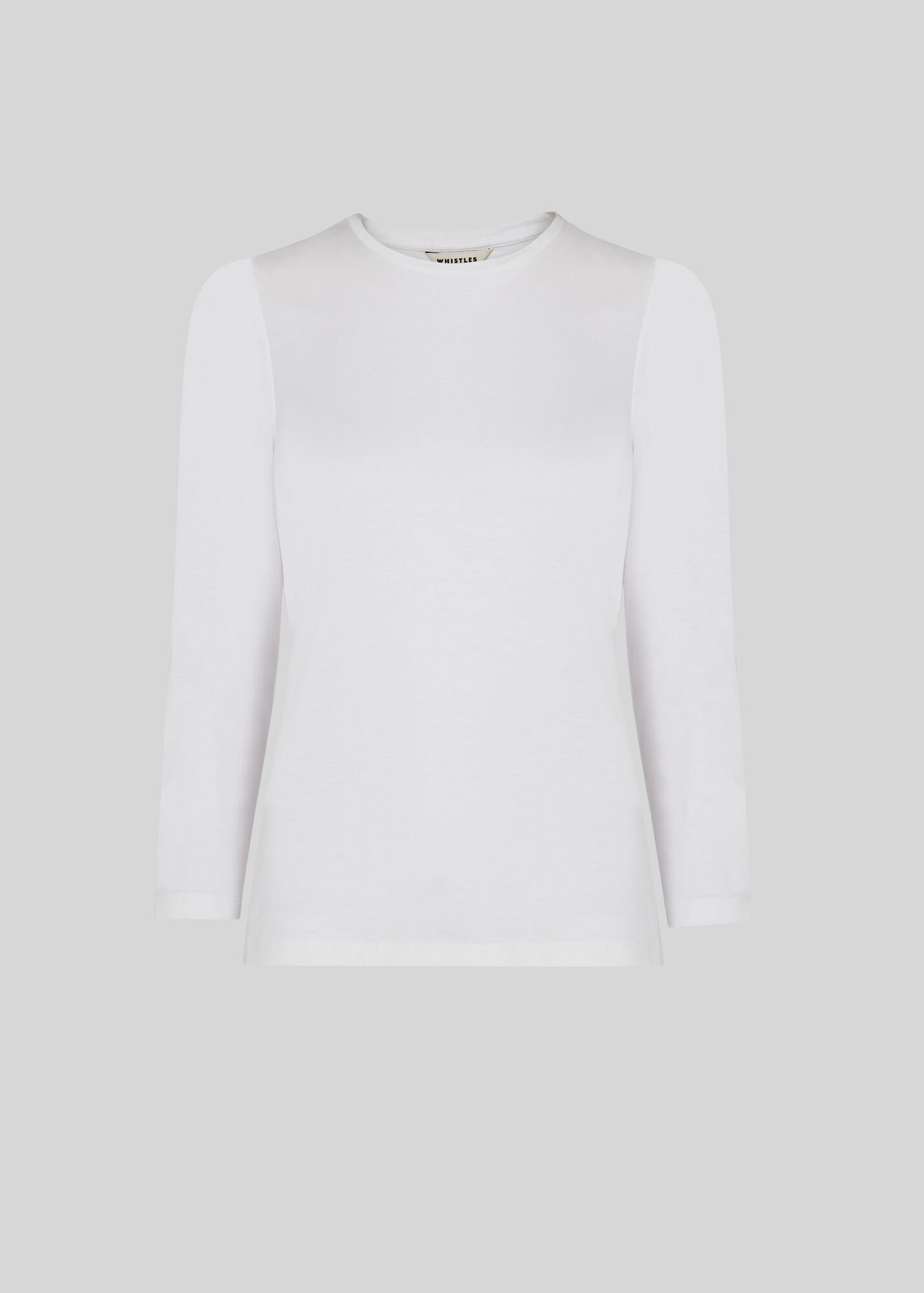 White Puff Sleeve Top | WHISTLES | Whistles UK