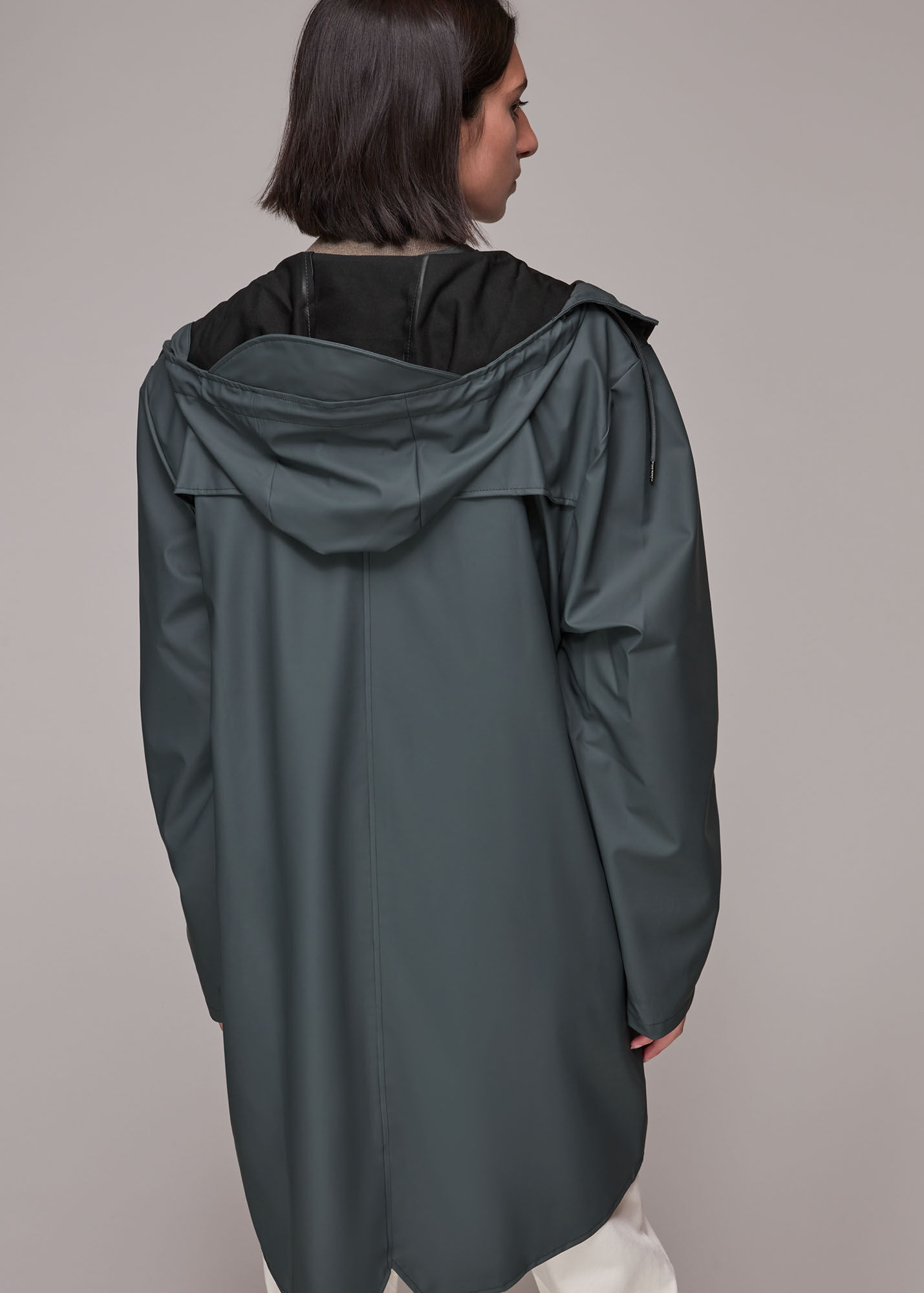 Grey Rains Long Jacket | WHISTLES | Whistles UK