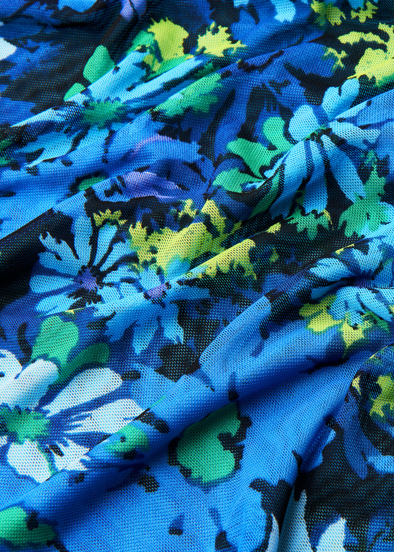 Multicolour Retro Floral Mesh Top | WHISTLES | Whistles UK