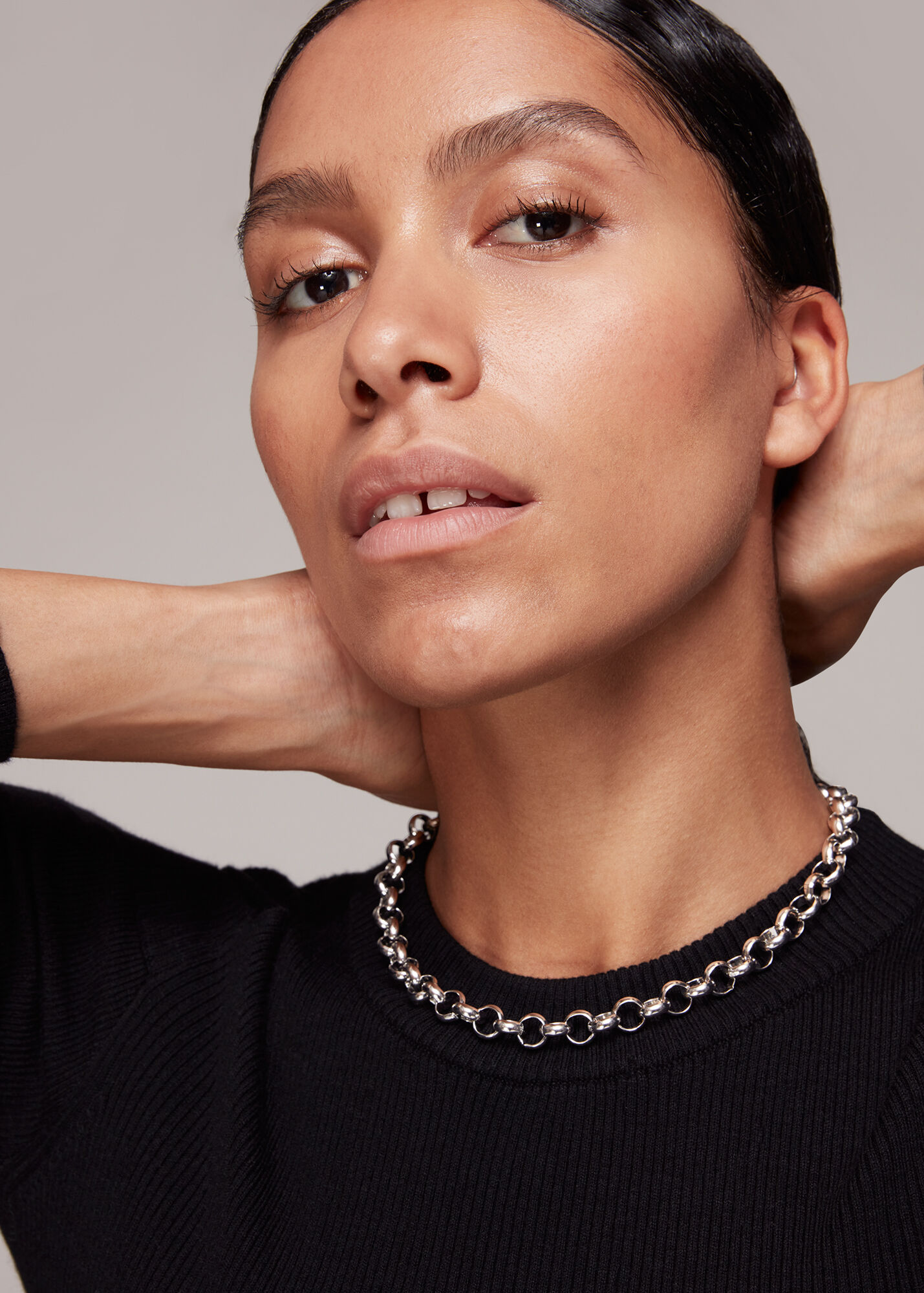 Silver Chunky Chain Necklace | WHISTLES