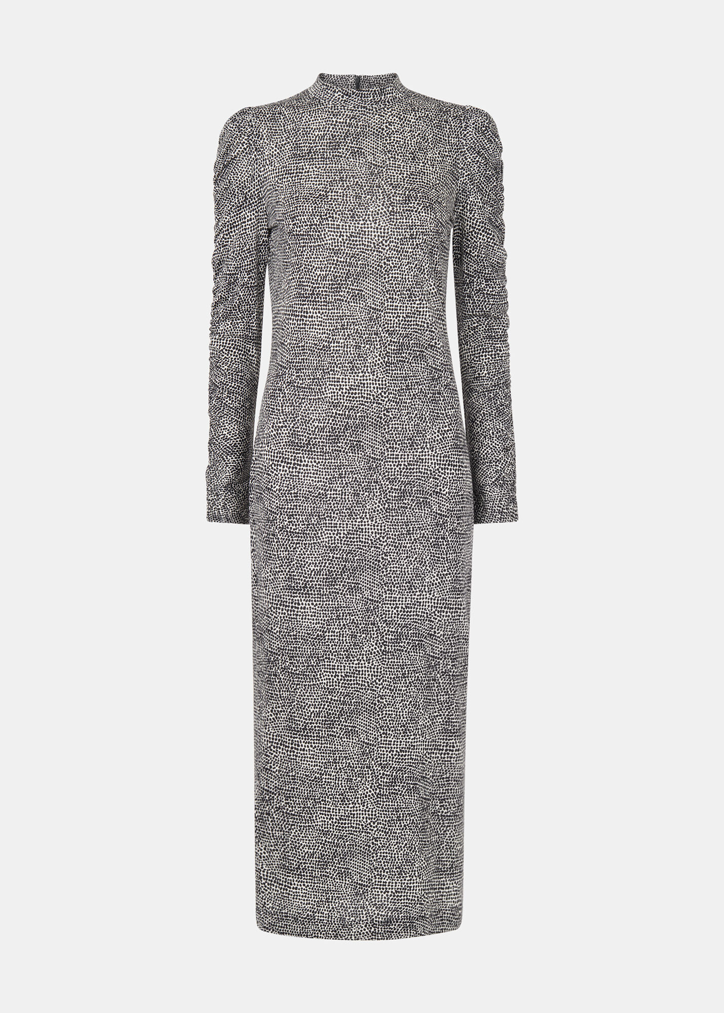 Black/White Pebble Spot Jersey Dress | WHISTLES | Whistles UK