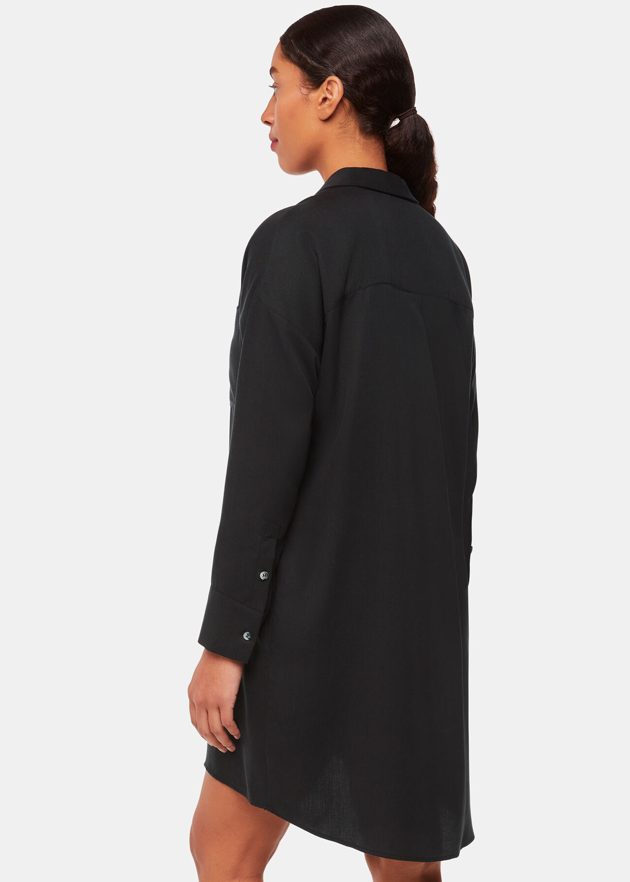 Black Helena Relaxed Dress | WHISTLES