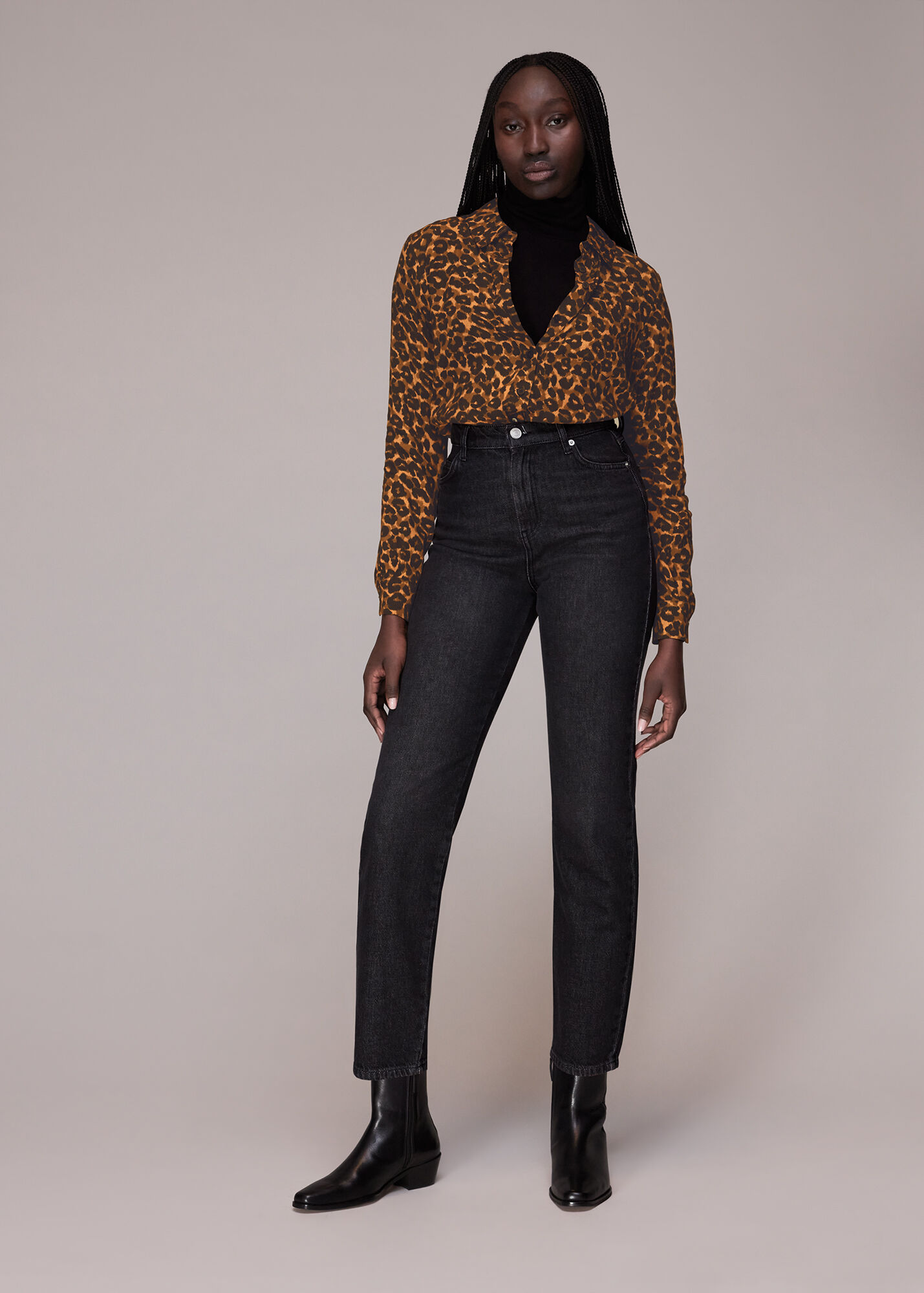 Leopard Print Classic Leopard Print Shirt | Whistles UK