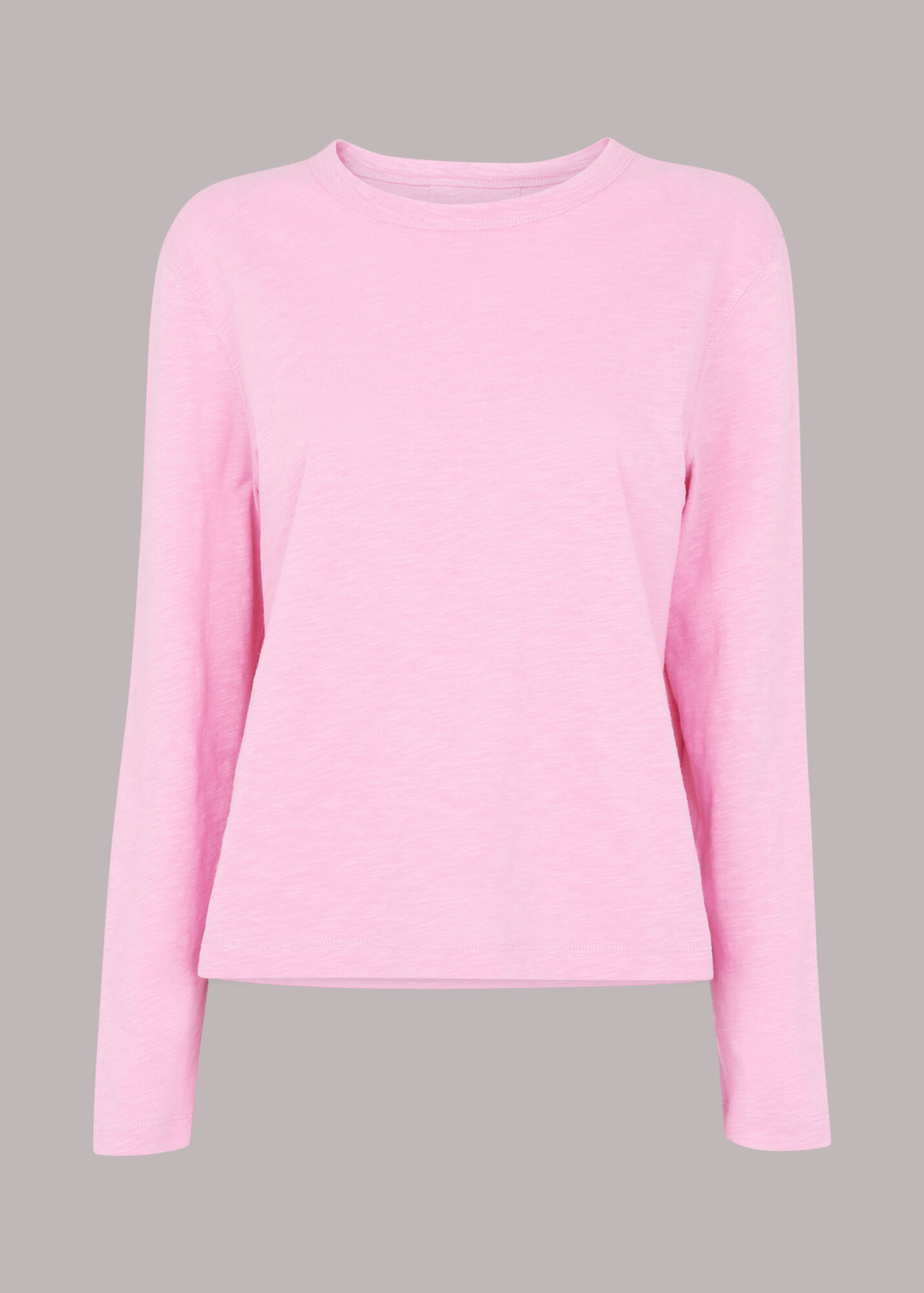Pink Long Sleeve Emily Tee | WHISTLES