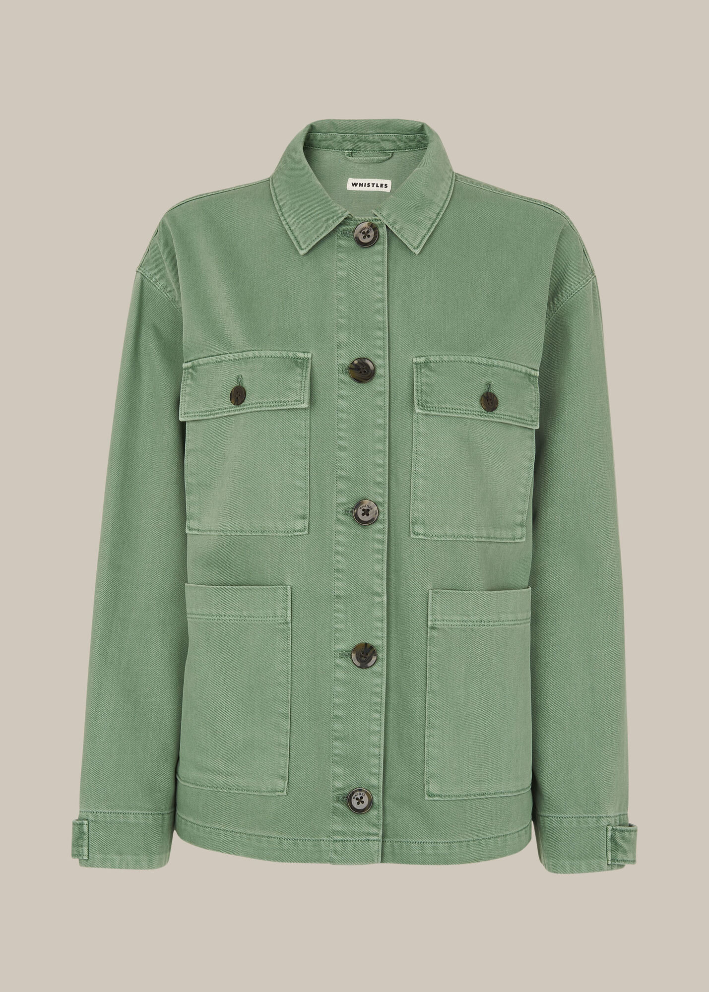 Pale Green Ultimate Utility Jacket | WHISTLES | Whistles UK