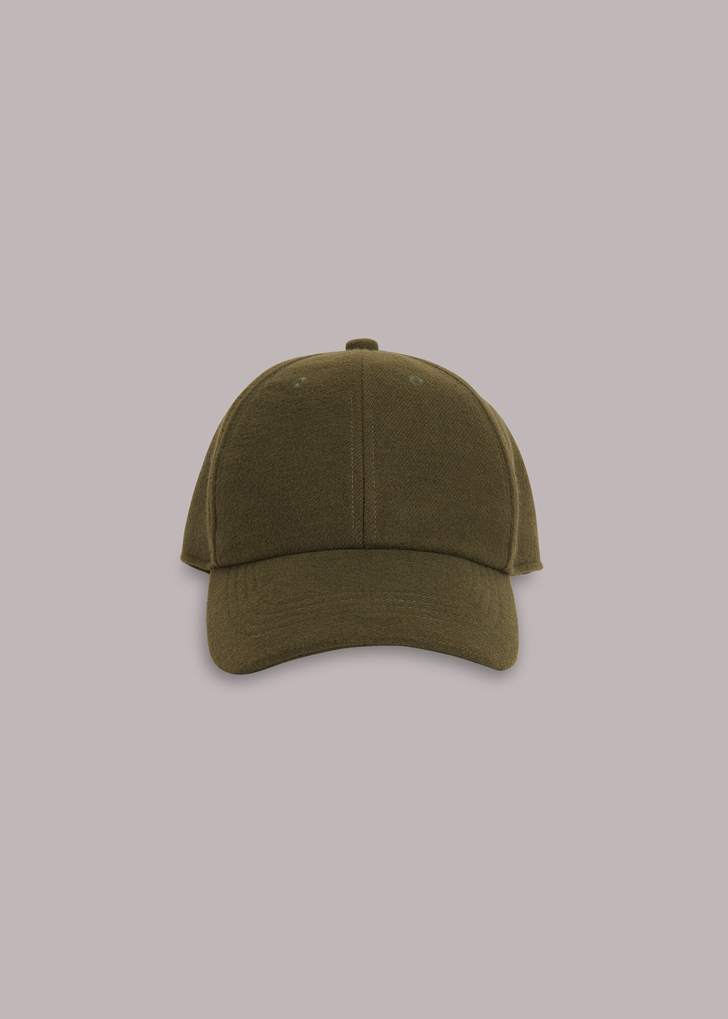 Khaki Felt Cap | WHISTLES | Whistles UK