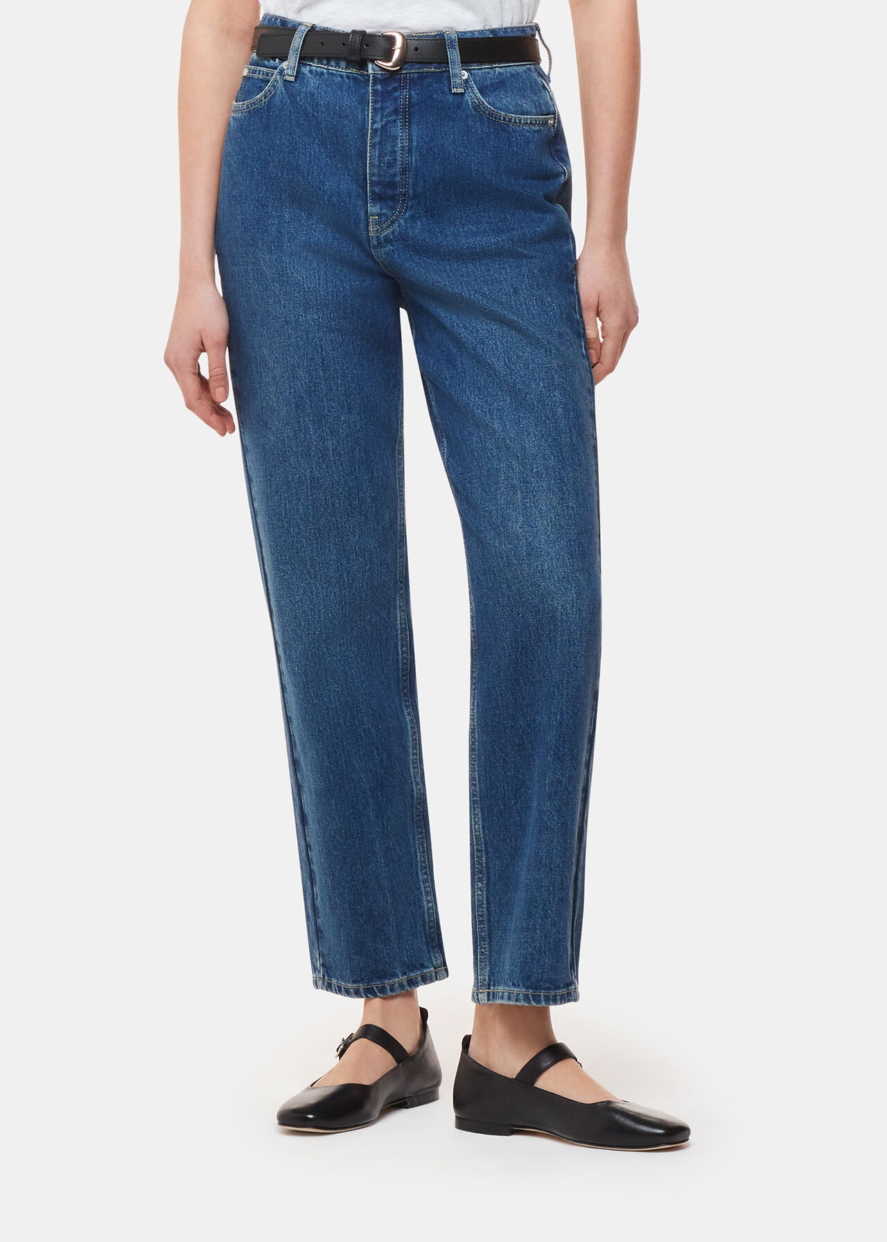 Denim Authentic Mollie Straight Jean | WHISTLES