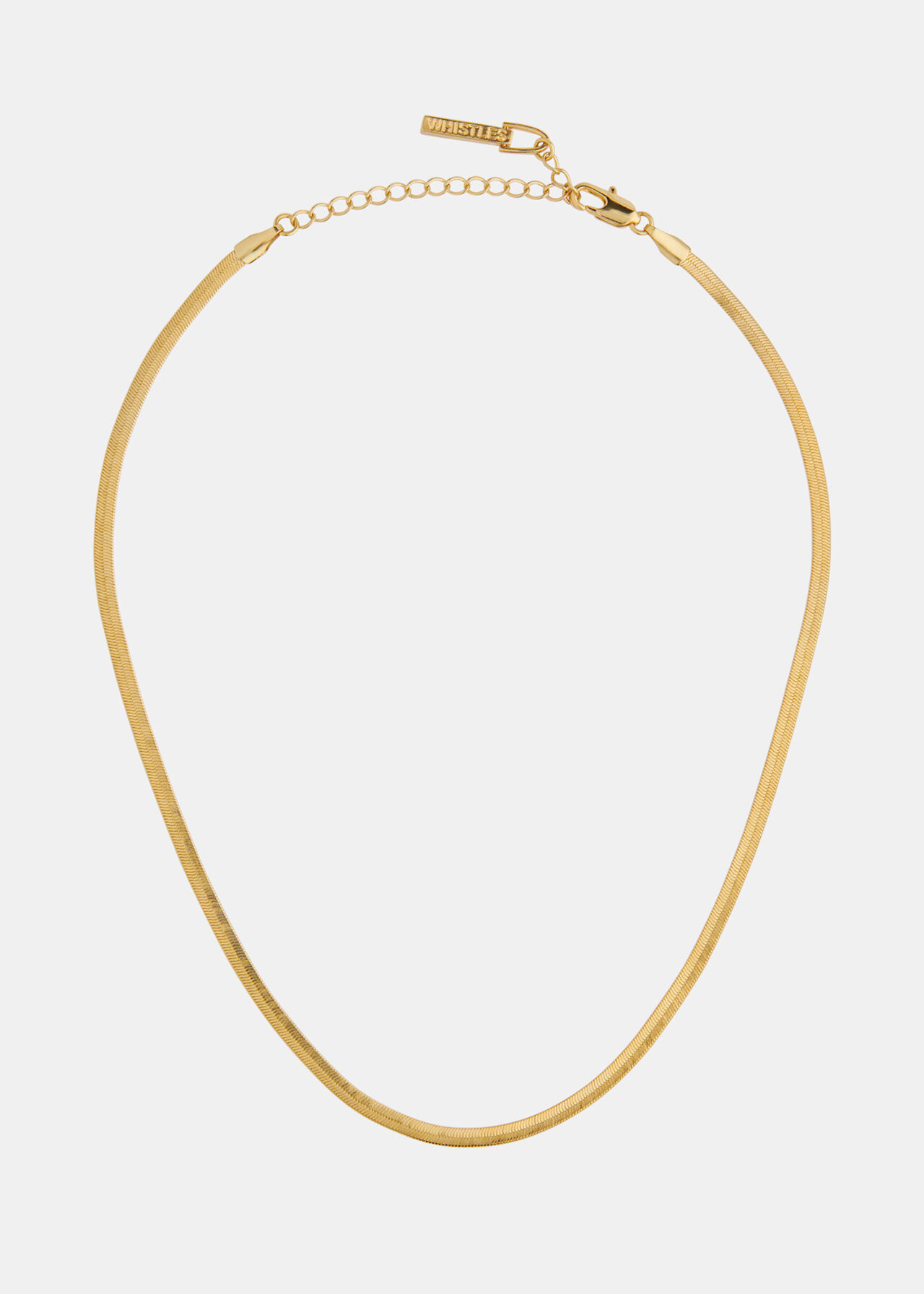 Gold/Multi Flat Snake Chain Necklace | WHISTLES
