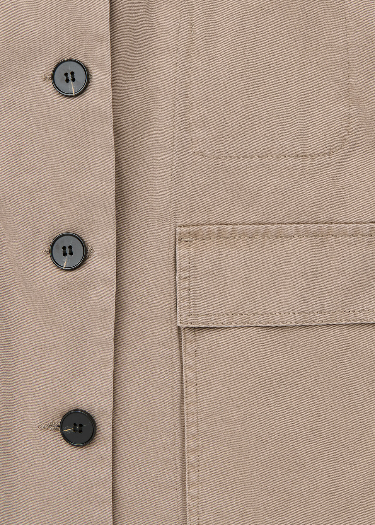 Taupe Marie Casual Jacket | WHISTLES | Whistles US