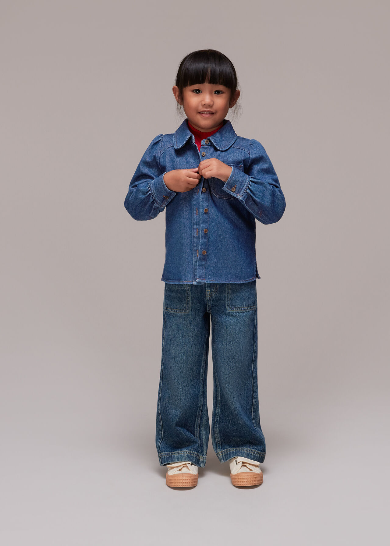 Denim Hazel Denim Shirt | WHISTLES | Whistles UK