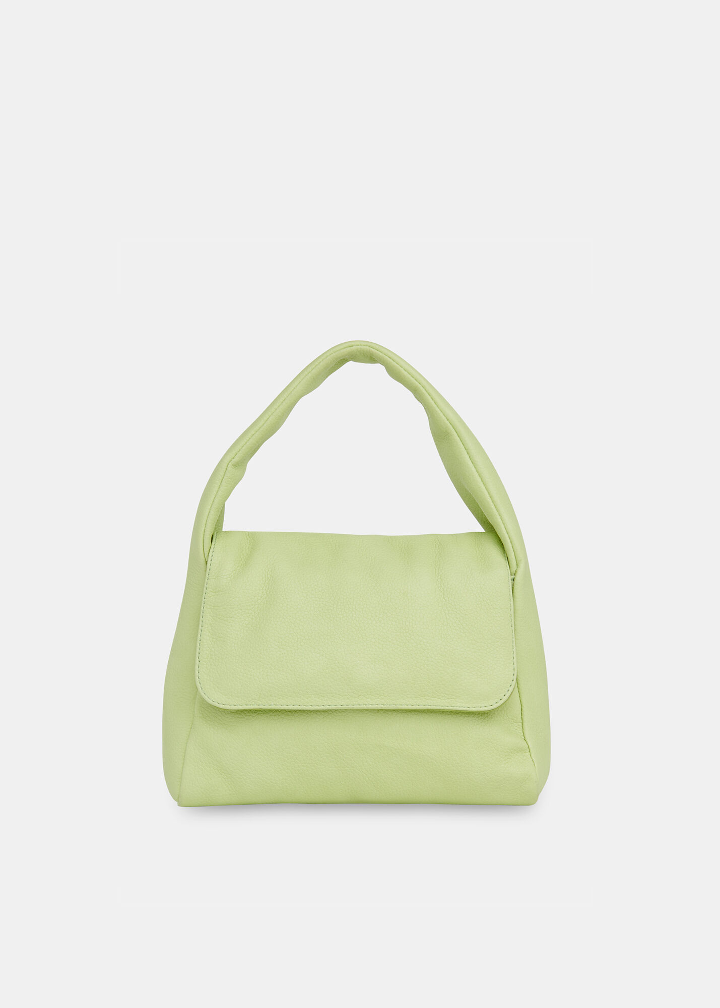 Lime Brooke Puffy Mini Bag | WHISTLES | Whistles UK