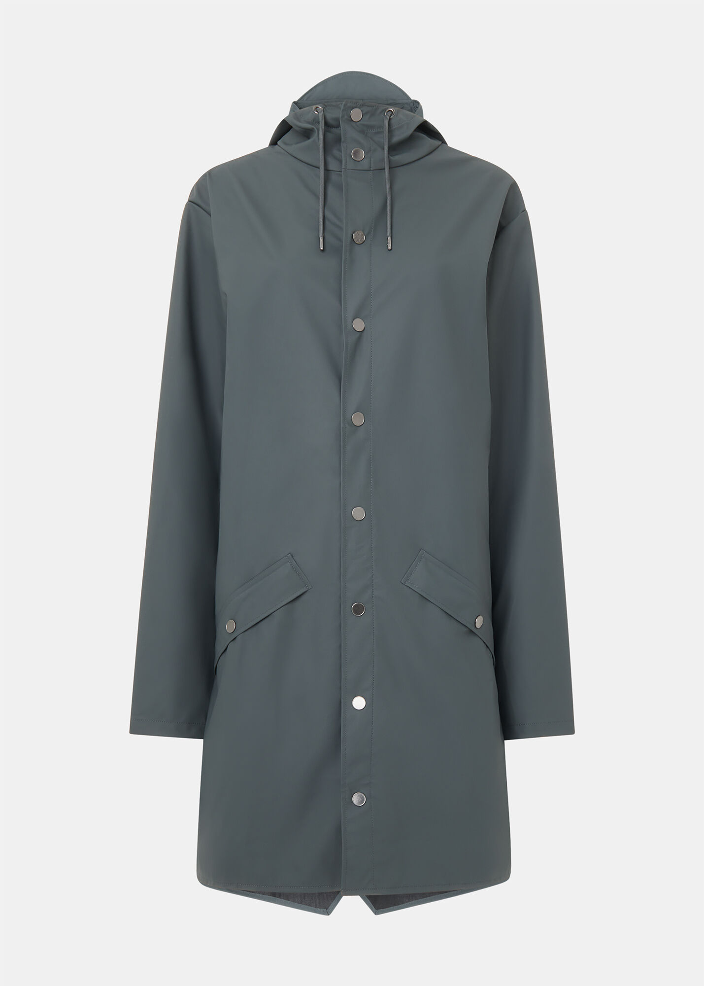 Dark Grey Rains Long Jacket | WHISTLES | Whistles UK