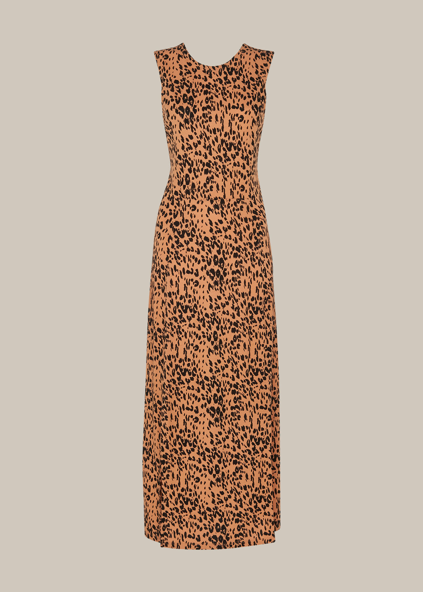 Leopard Print Jersey Safari Print Dress | WHISTLES | Whistles UK