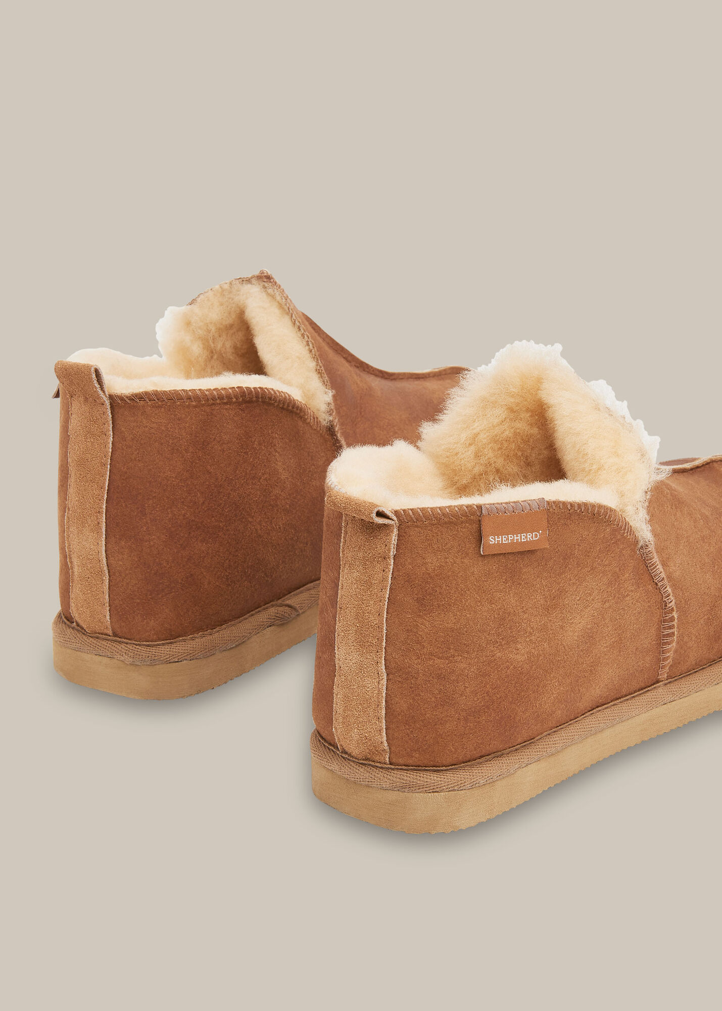 Tan Shepherd Of Sweden Slippers | WHISTLES | Whistles UK