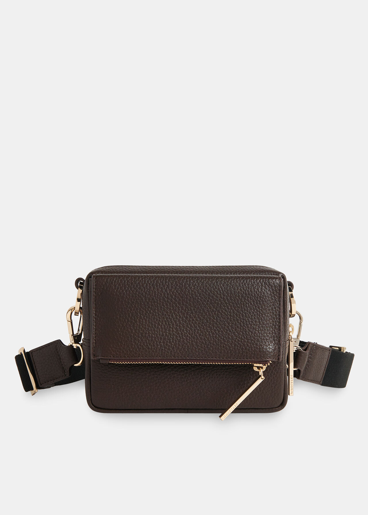 Chocolate Bibi Crossbody Bag | WHISTLES | Whistles UK