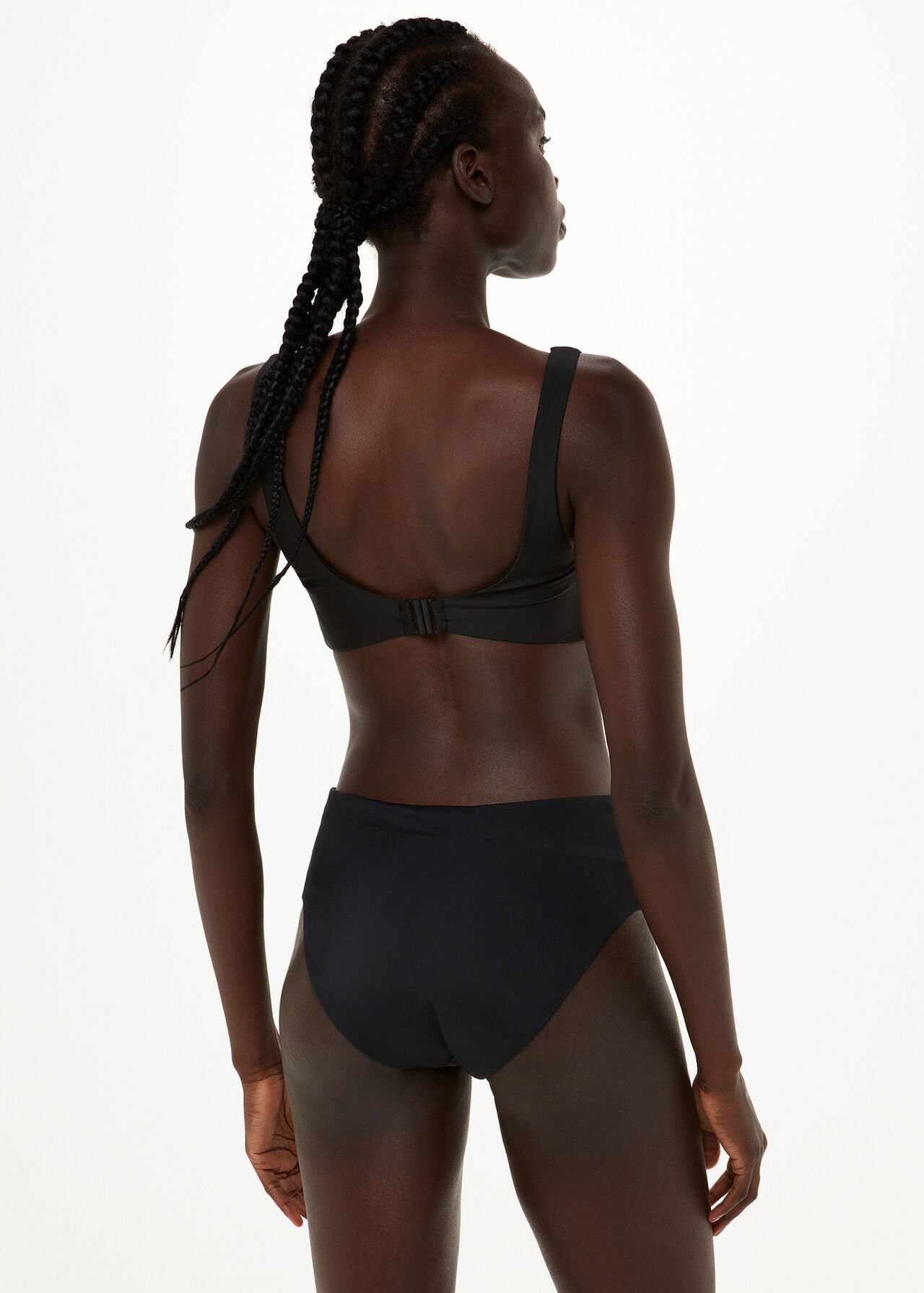 Black Twist Front Bikini Top | WHISTLES