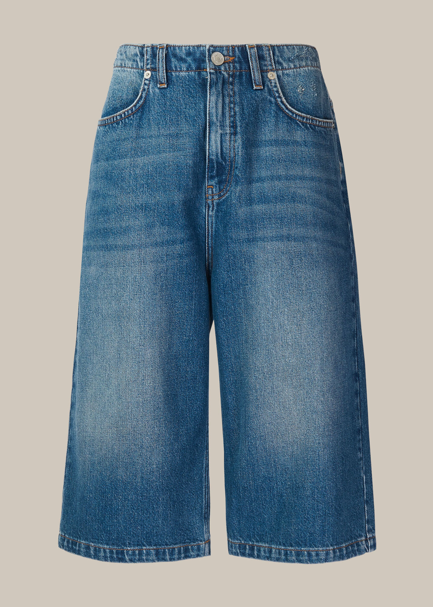 Denim Denim Culotte | WHISTLES | Whistles UK