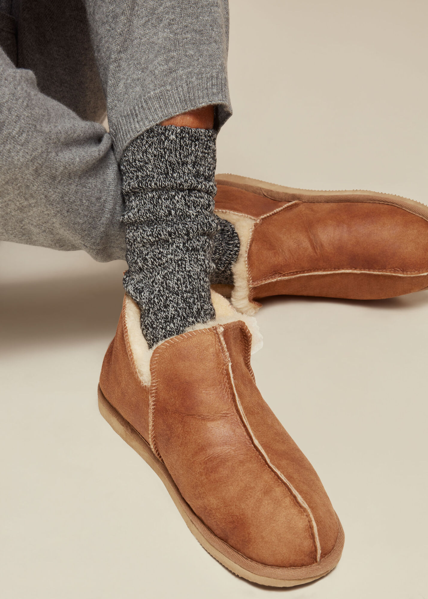 Tan Shepherd Of Sweden Slippers | WHISTLES | Whistles UK