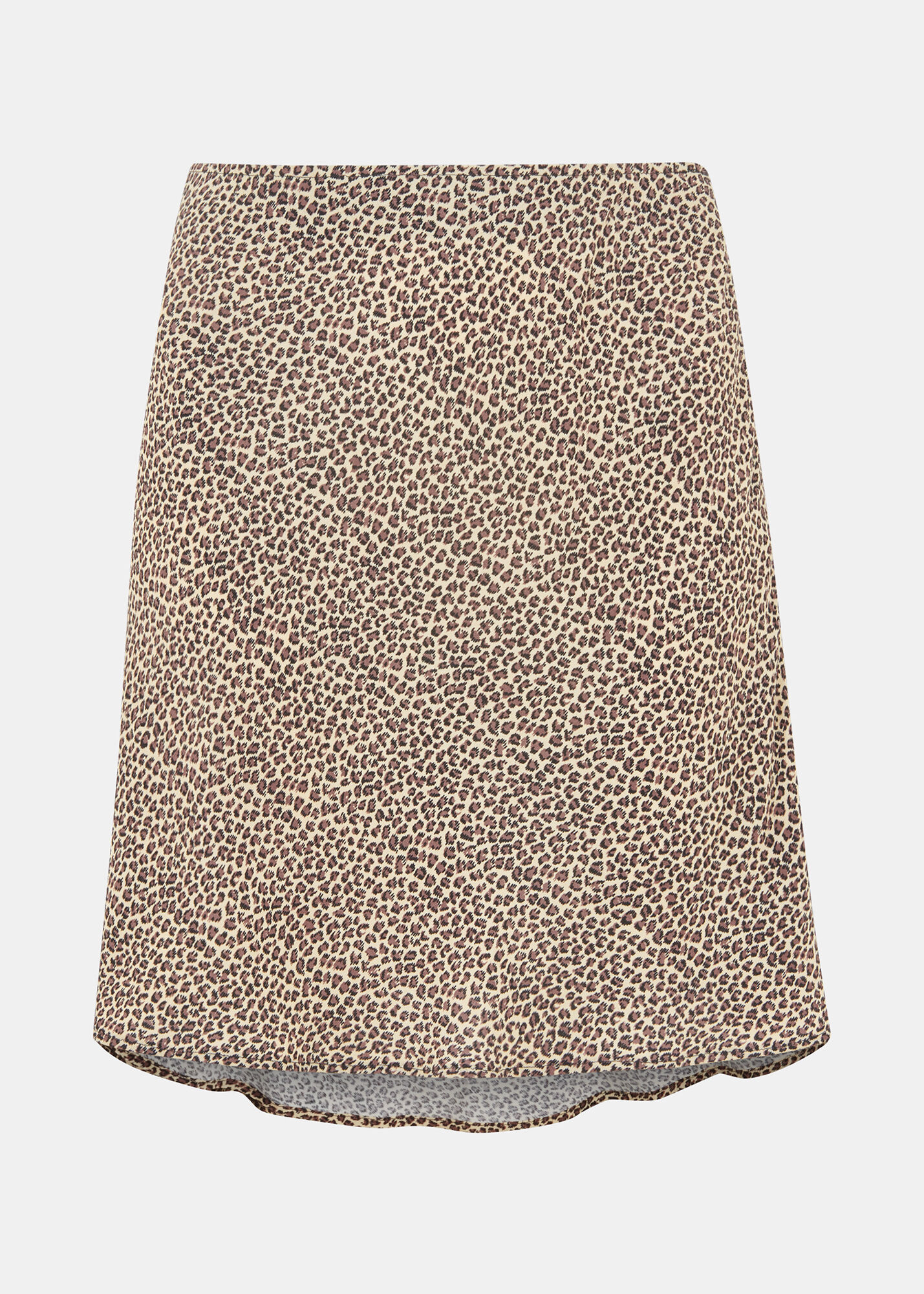 Leopard Print Dashed Leopard Mini Bias Skirt | WHISTLES | Whistles UK