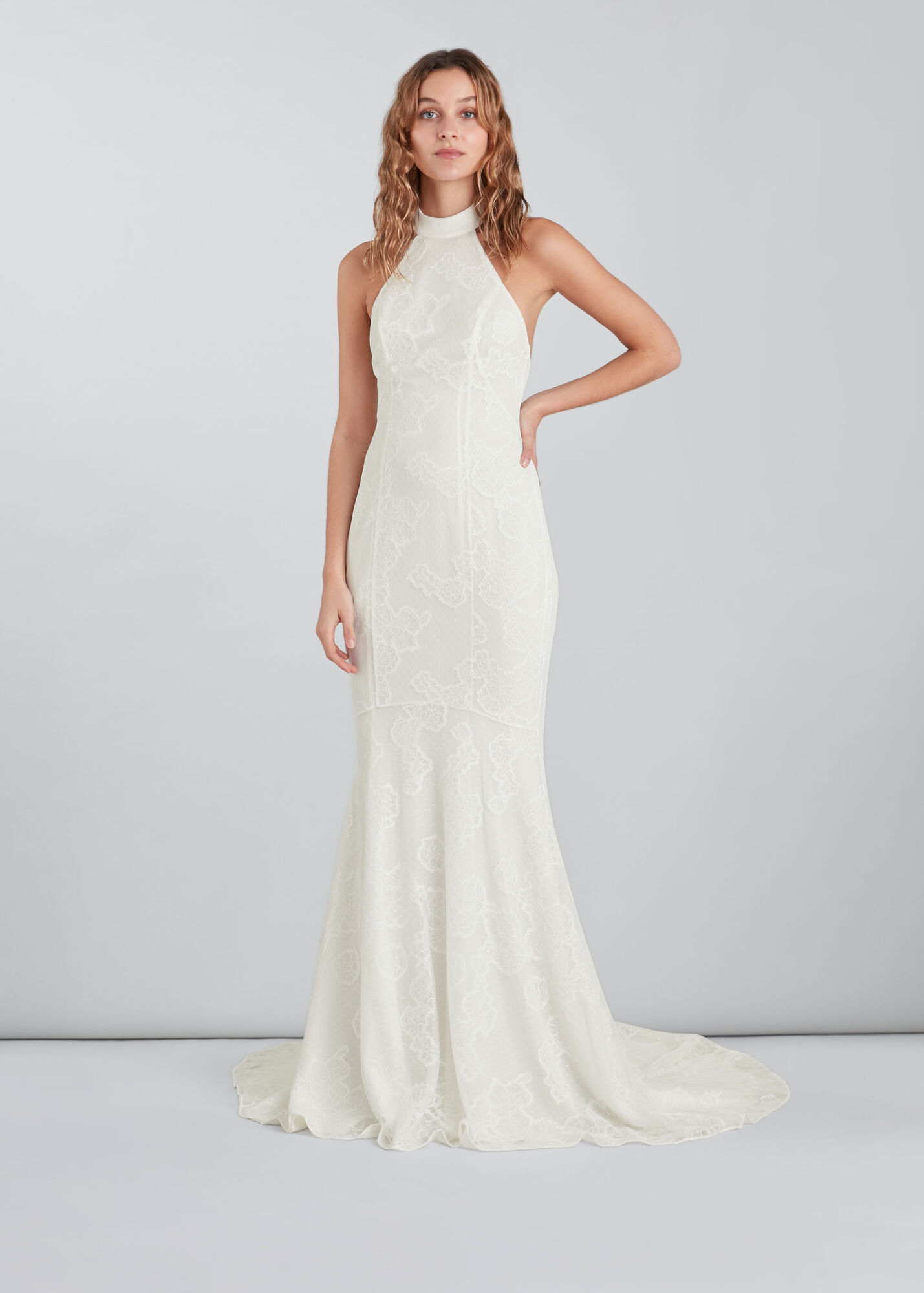 Ivory Maria Halter Wedding Dress | WHISTLES | Whistles UK