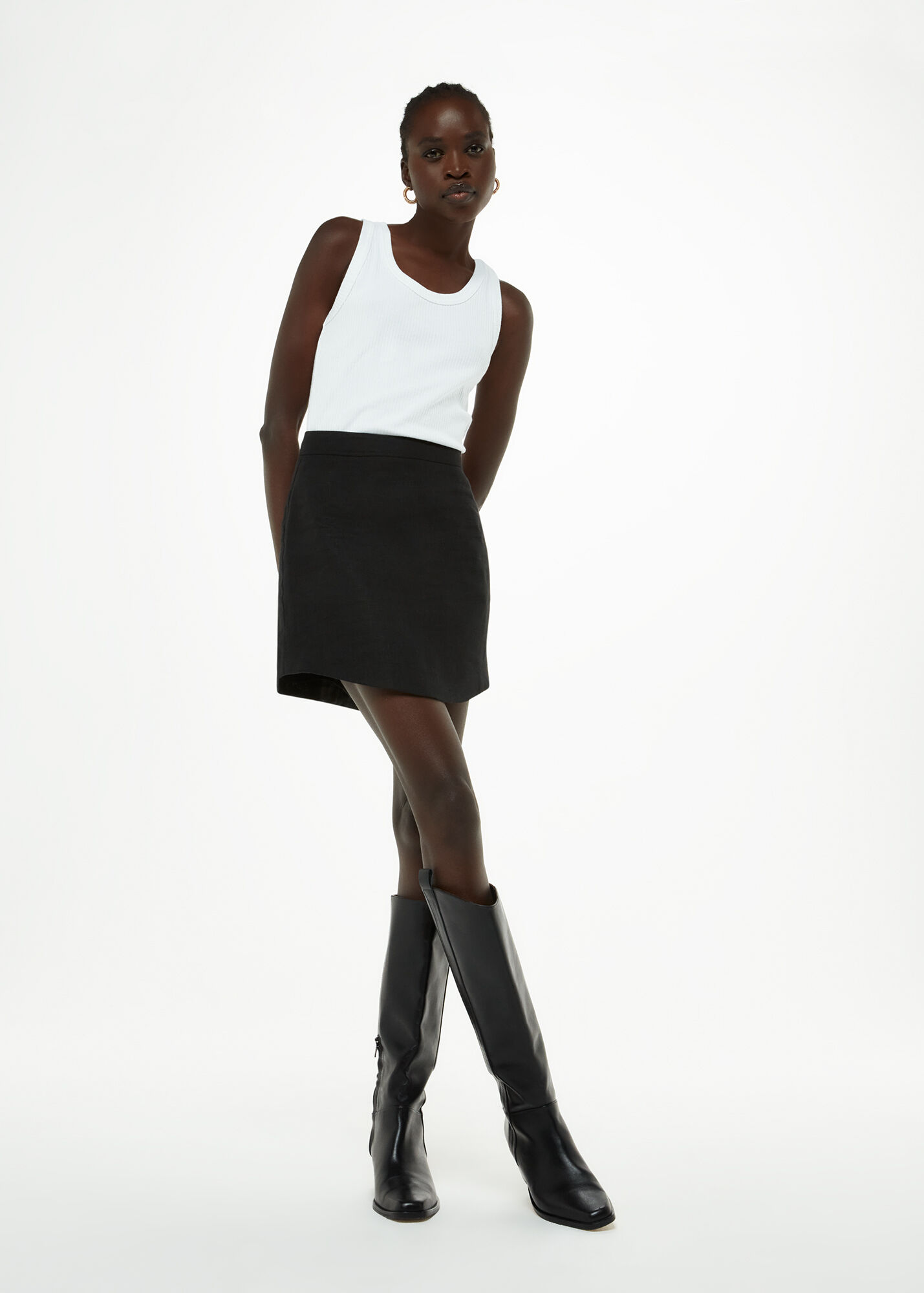 Black Asa Western Boot | WHISTLES | Whistles US