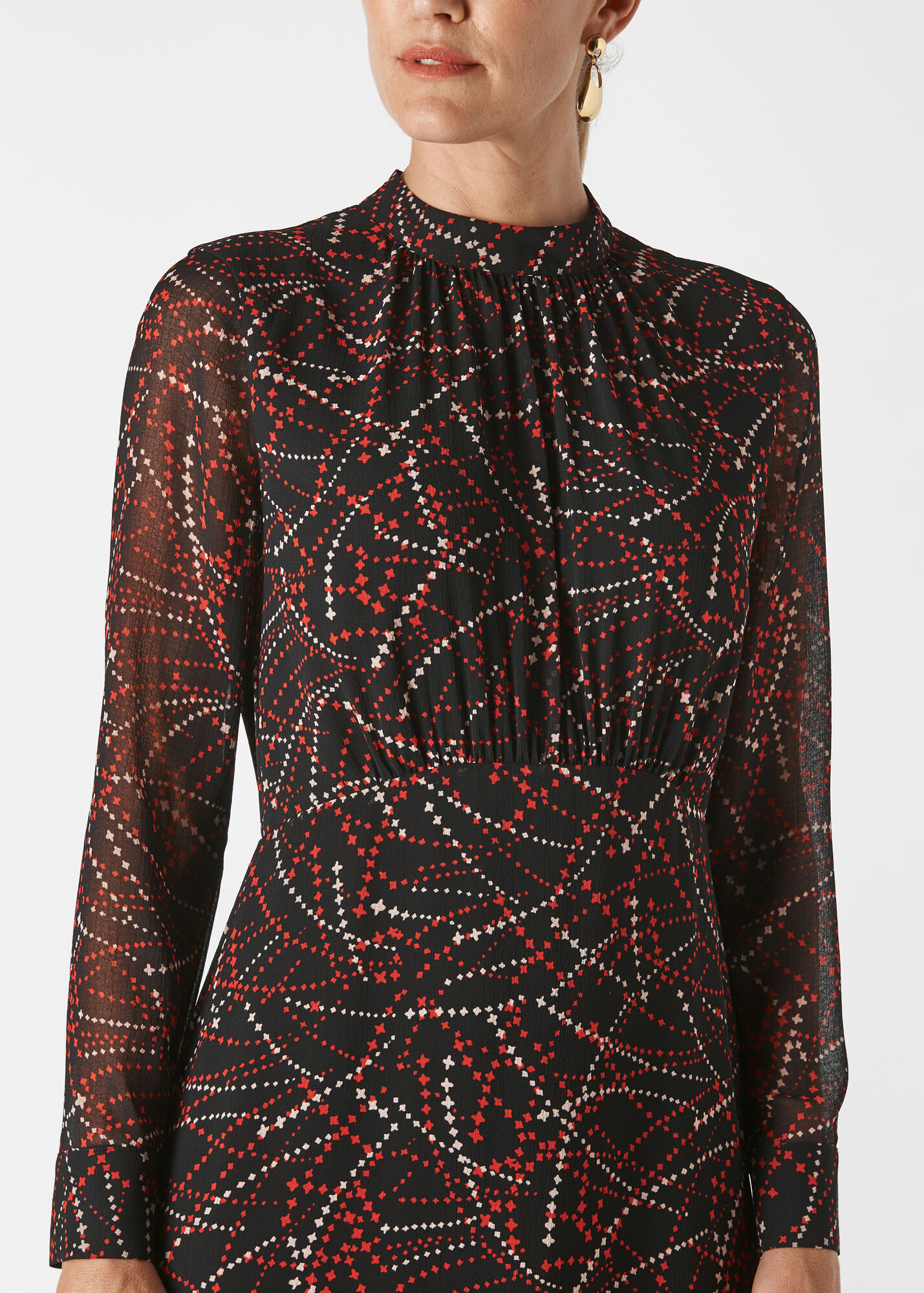 Multicolour Shooting Star Dress | WHISTLES | Whistles UK