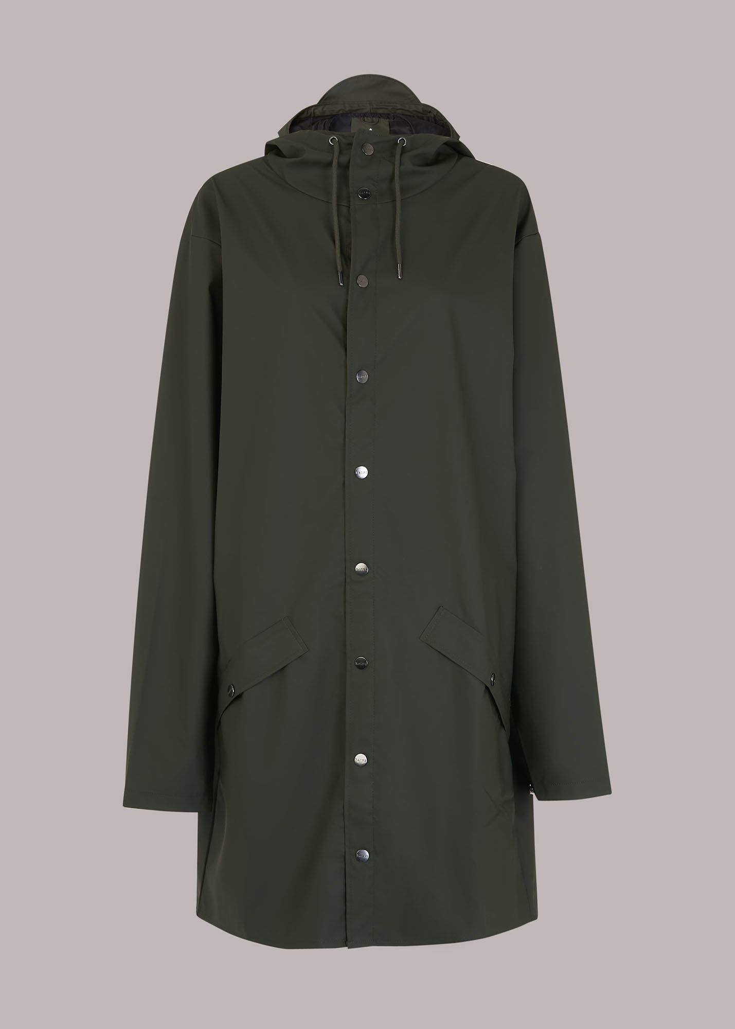 Green Rains Long Jacket | WHISTLES