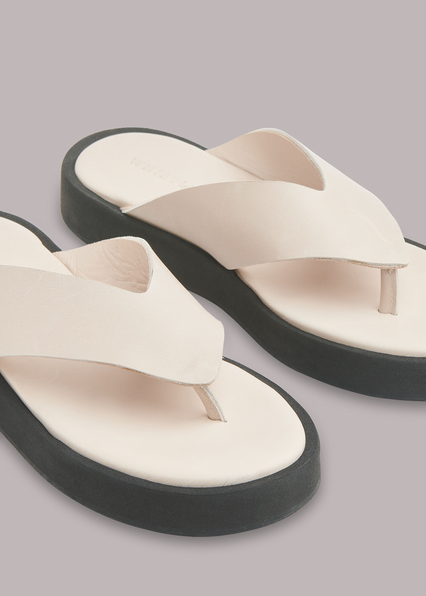 Ivory Shai Toe Post Sandal | WHISTLES