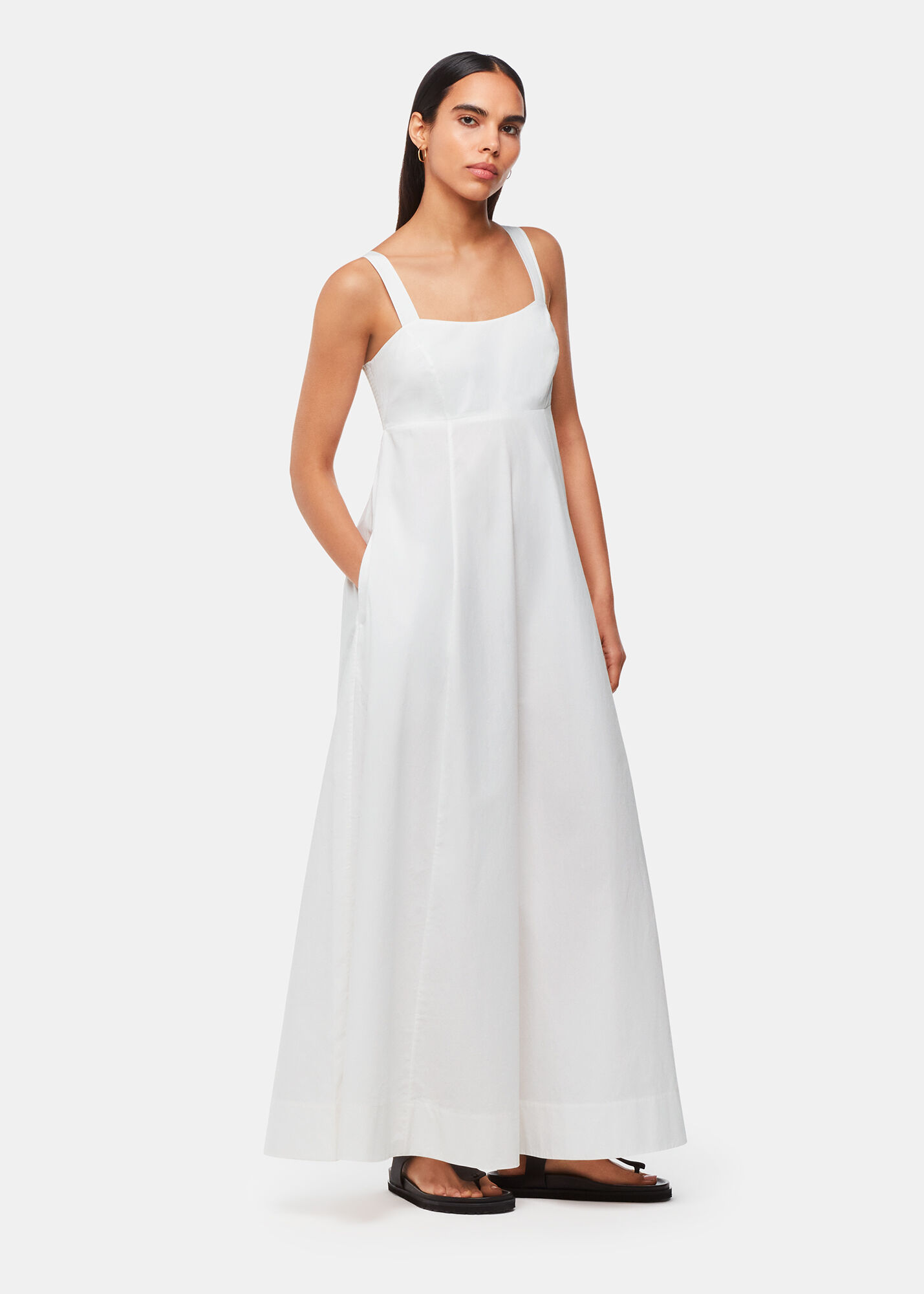 White Anna Dress | WHISTLES | Whistles UK