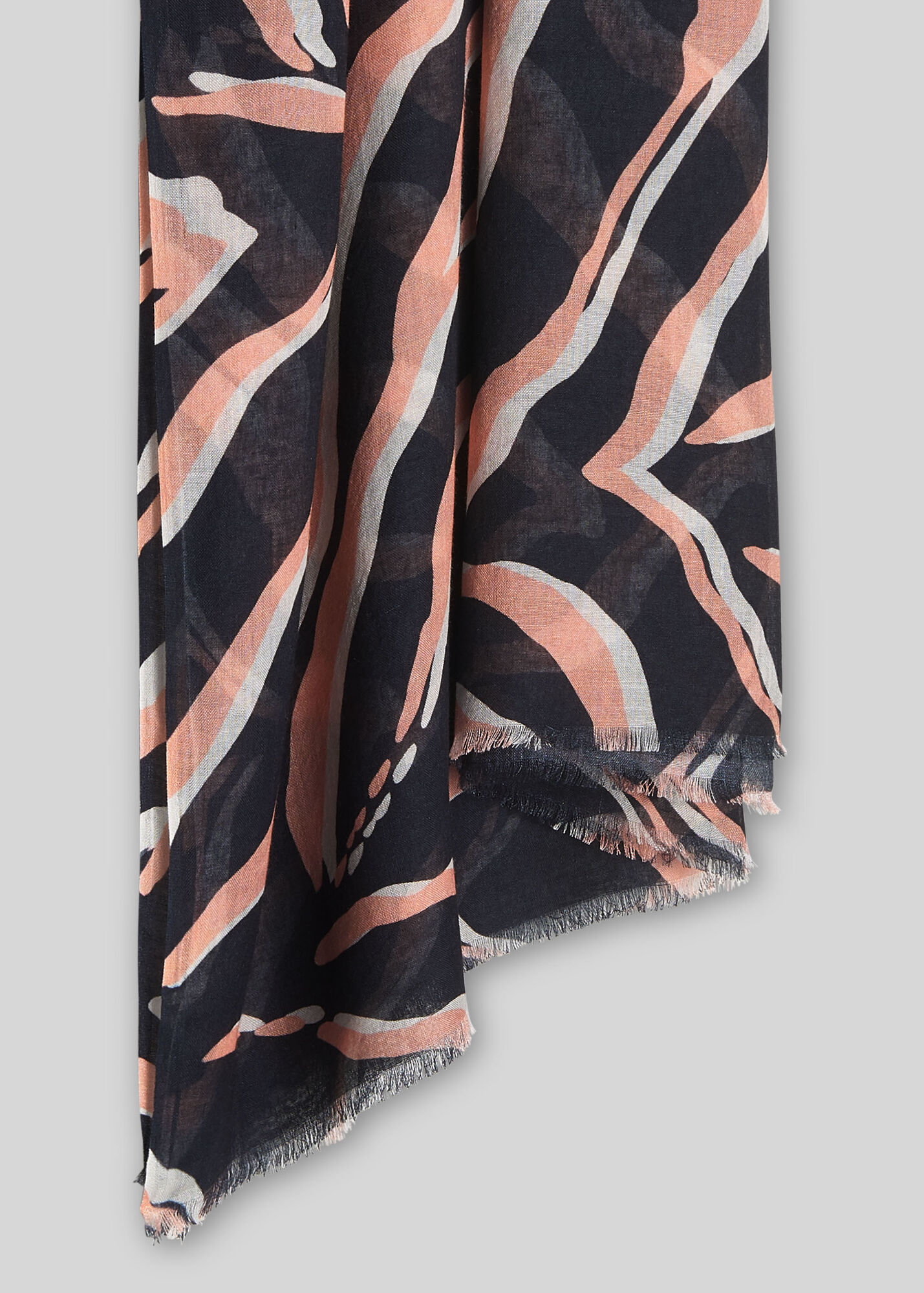 Black/Multi Lily And Lionel Zebra Scarf | WHISTLES